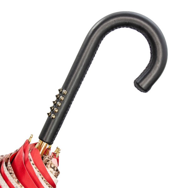 Stylish Chic Design Python Interior Red Umbrella for Women | ART WALKING STICKS
