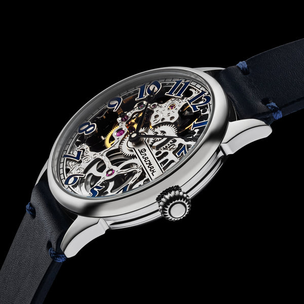 Luxury Elegant Design Steampunk Skeleton Watch