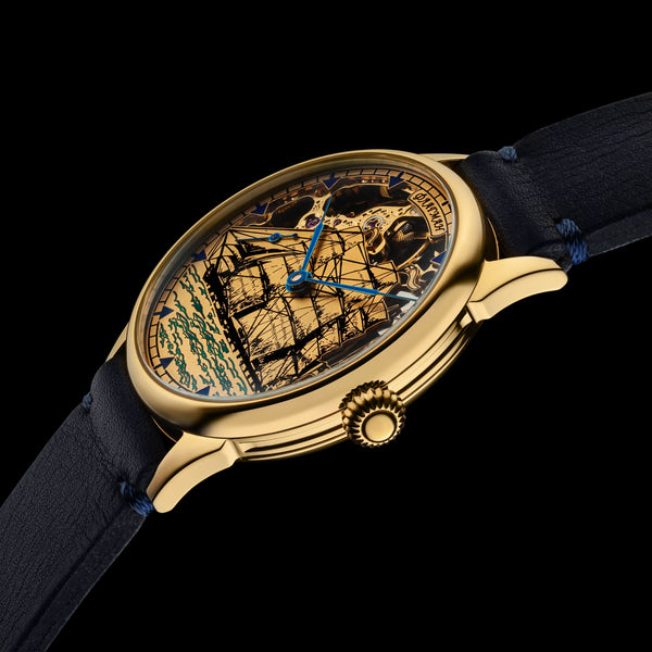 Exclusive Design Luxury Traveler's Skeleton Watch | ART WALKING STICKS