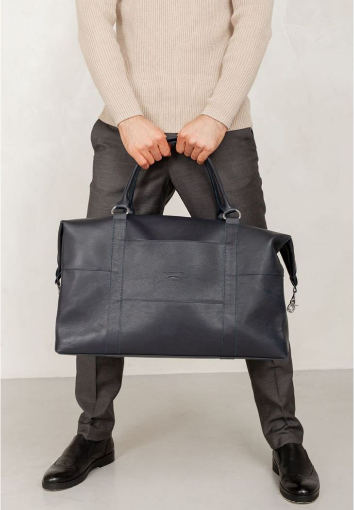 Designer Men's Weekend Bag Leather, Modern Weekender Travel Bag | ART ...