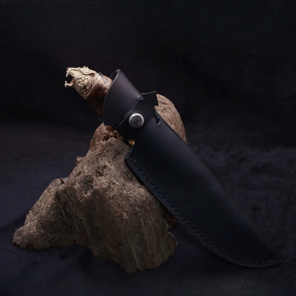 Exclusive Handle Hunting and Fishing Knife with Blade Engraving | ART ...
