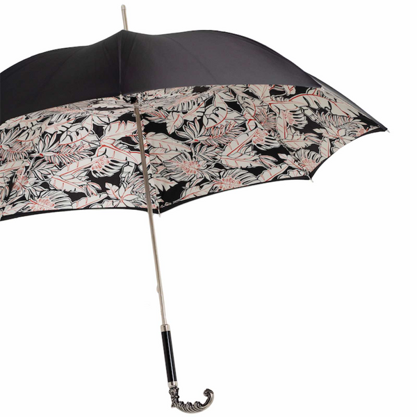 Black Double Cloth Umbrella with Exclusive Brass Handle for Women | ART ...