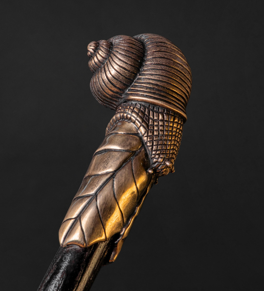 Jewelry Cane Handle Snail, Unique Art Design Thin Cane Stick | ART ...