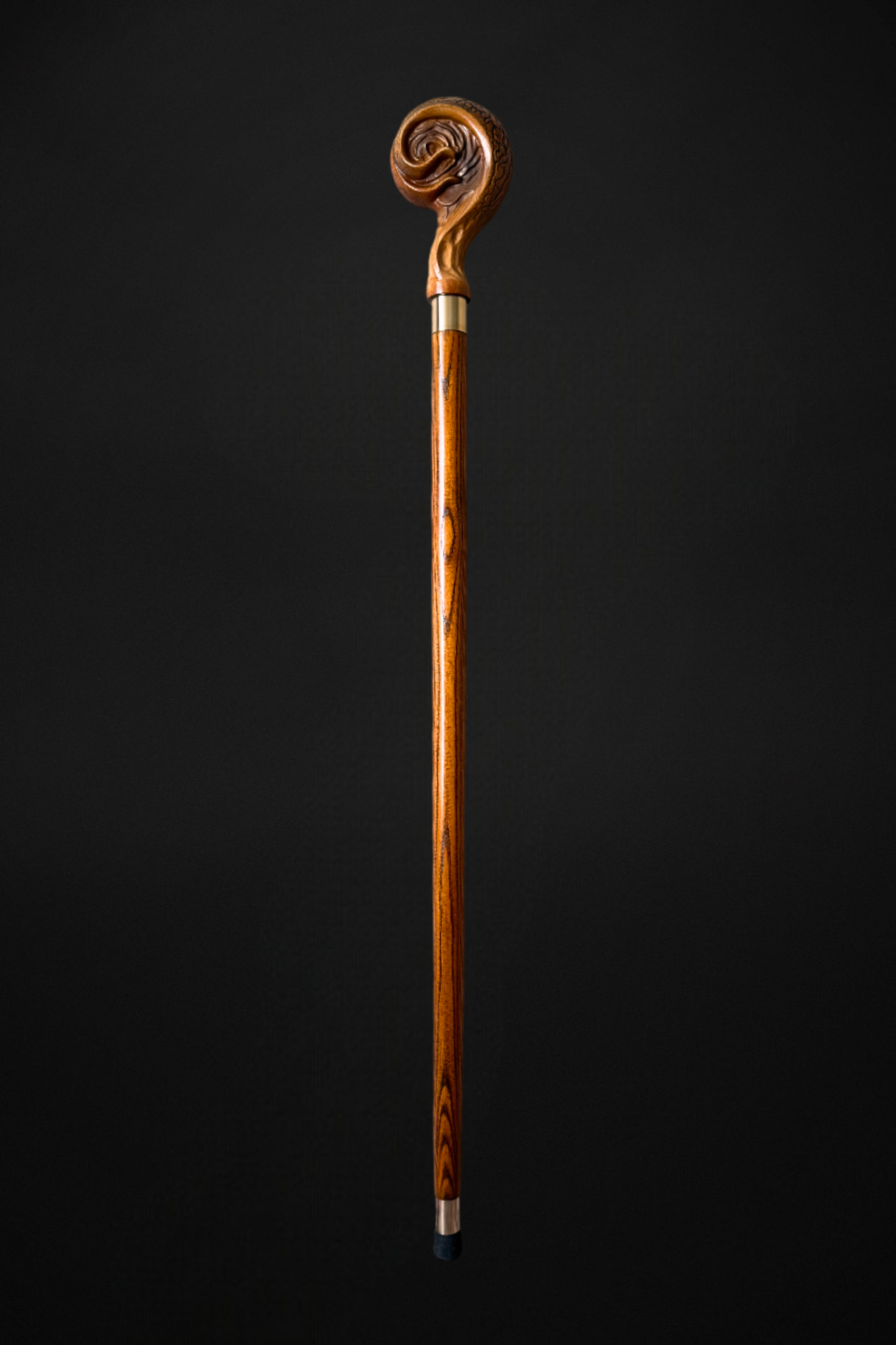 Sandworm Dune Design Unique Walking Cane For Men Large Handle