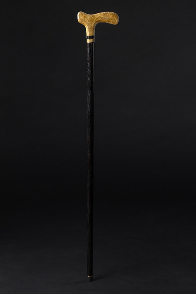Exotic Wood Walking Cane with Comfortable Grip, Burl Curly Maple Wood ...