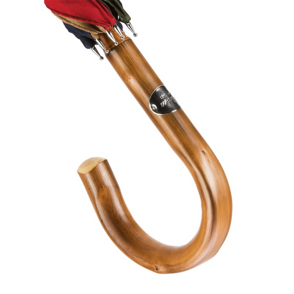 Solid Chestnut Handle-Shaft Multicolor Bespoke Umbrella | ART WALKING ...
