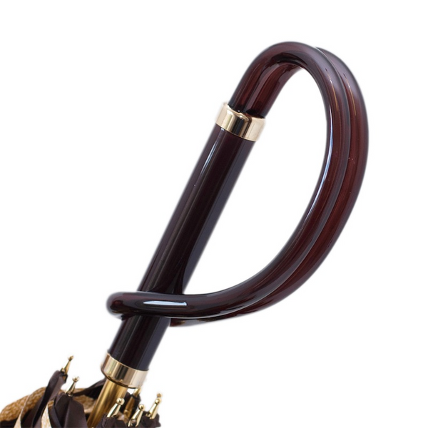 Designer Chic Brown Speckled Double Cloth Umbrella for Women | ART ...