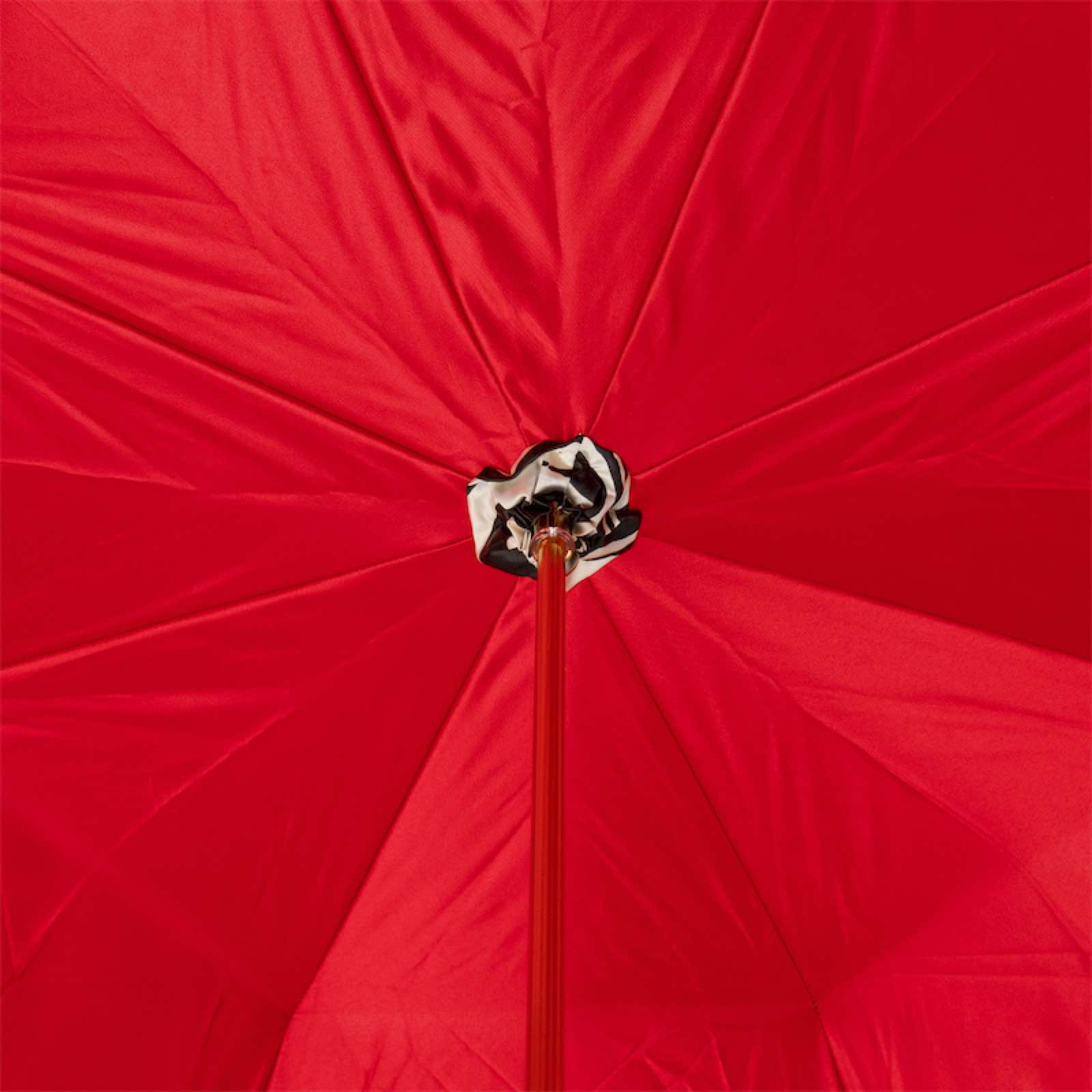 Red Zebra Double Cloth Umbrella with Exclusive Handle for Ladies | ART ...