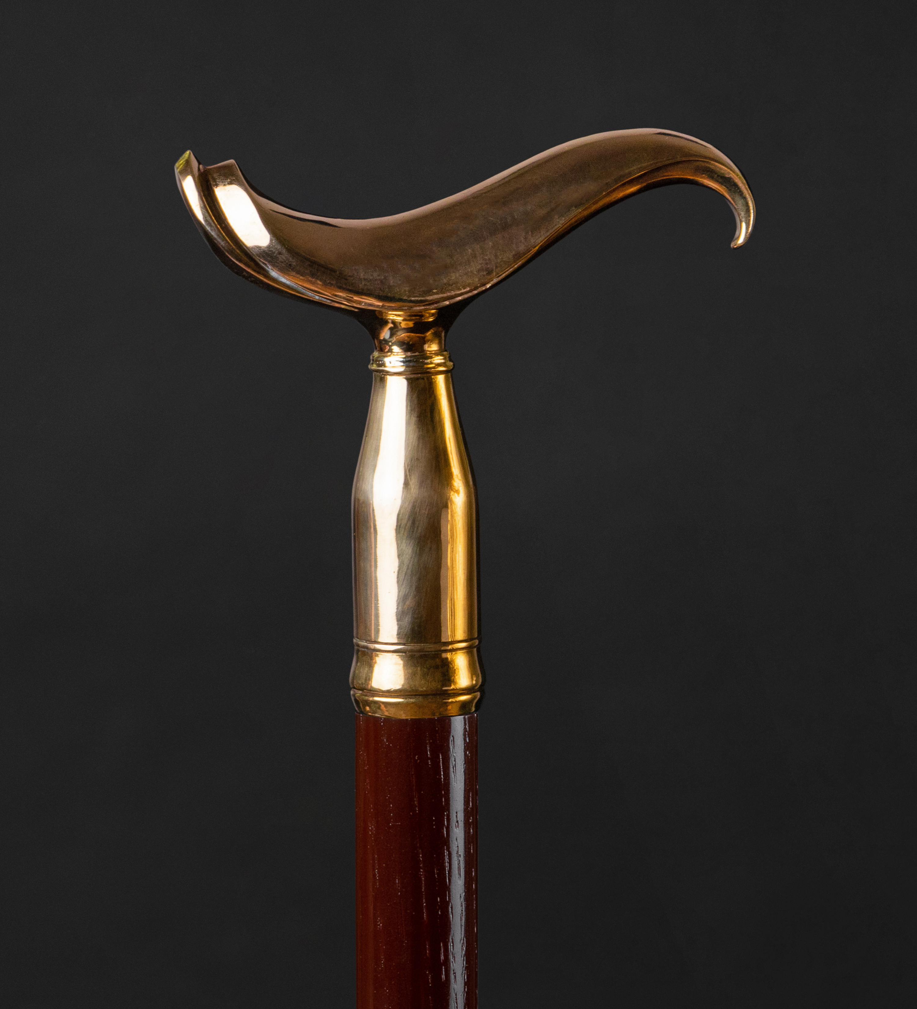 Art Deco Unique Designer Walking Cane Elegant Style Malacca