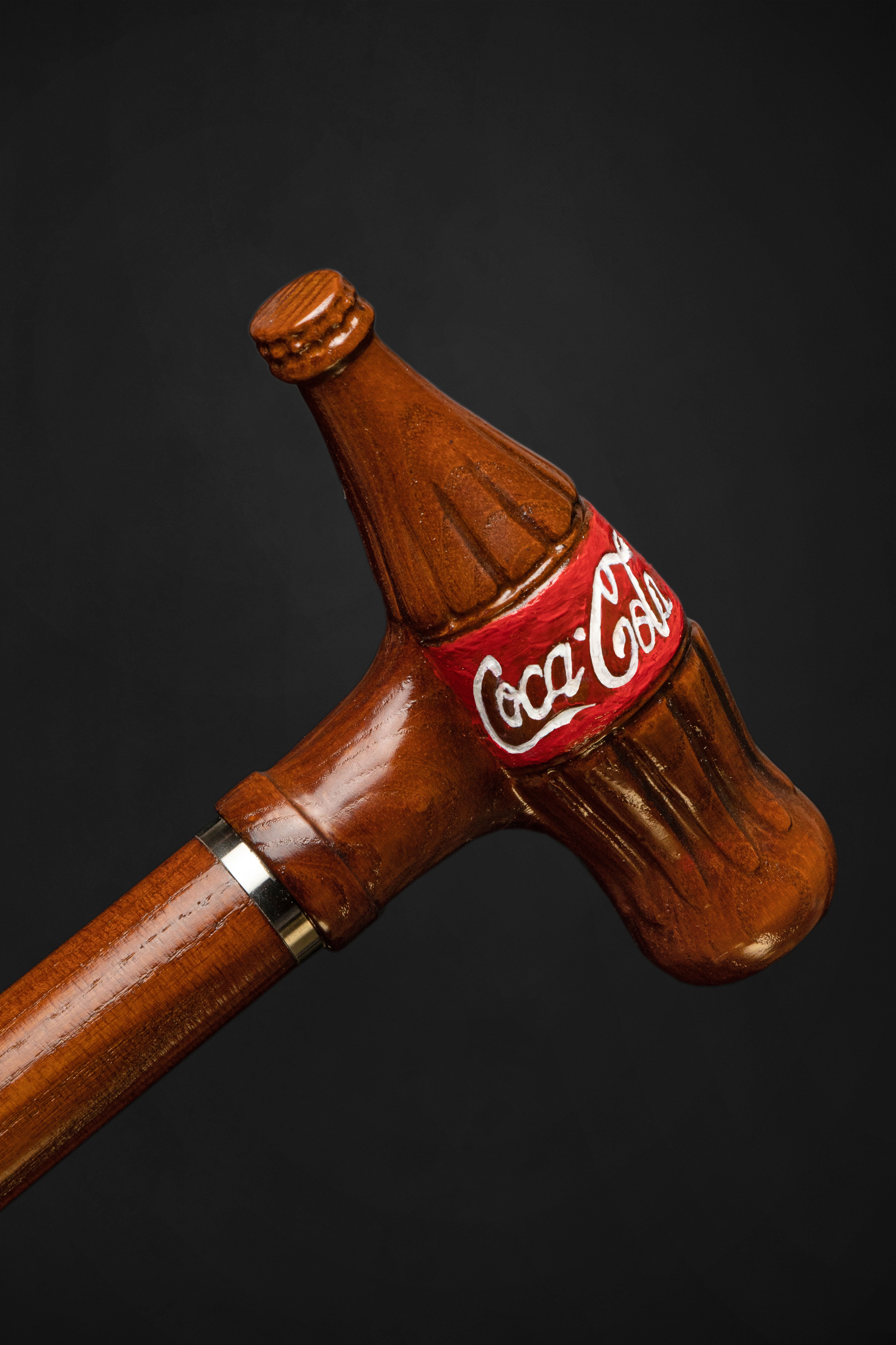 Coca Cola Walking Cane Antique Modern Walking Cane | ART WALKING STICKS