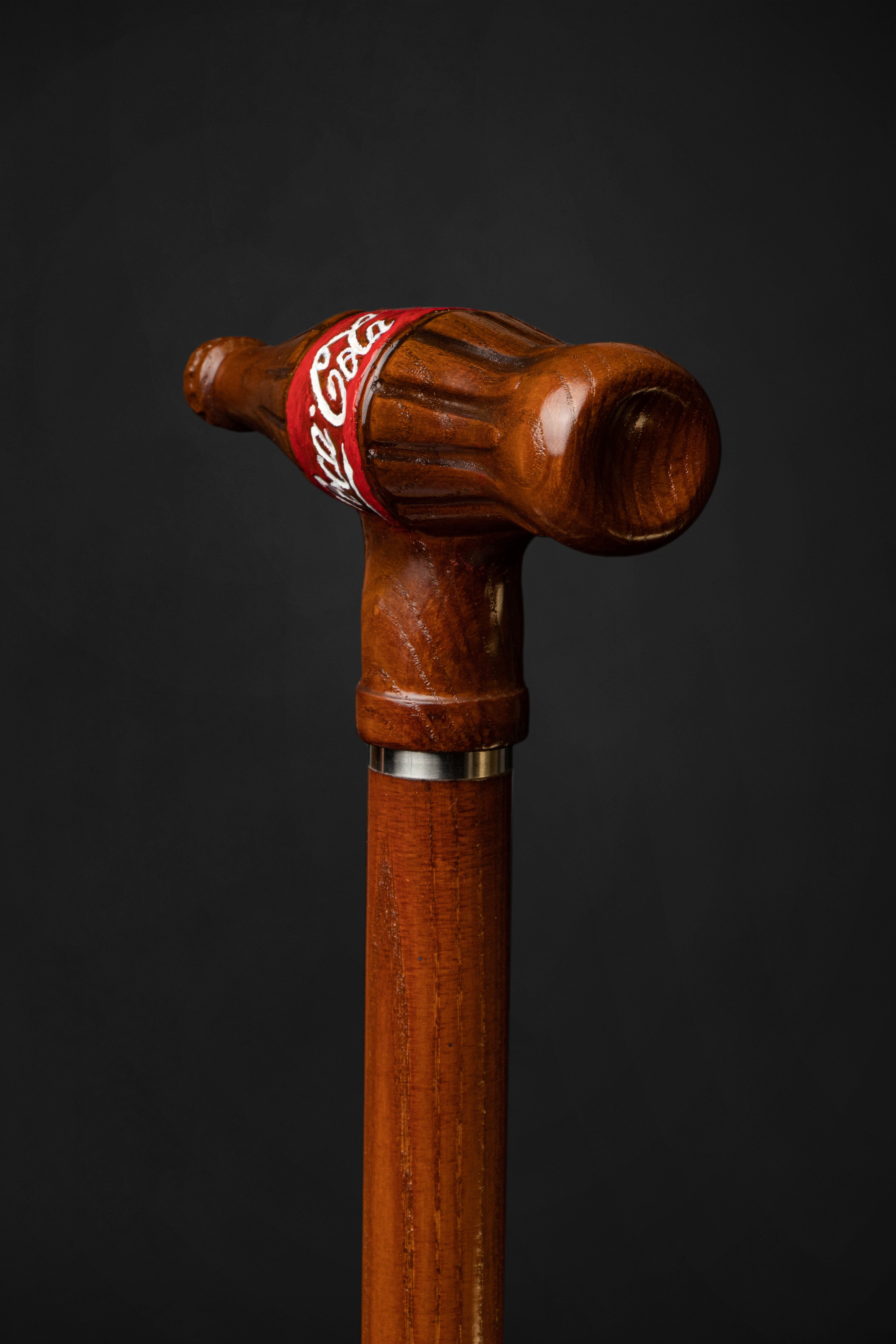 Coca Cola Walking Cane Antique Modern Walking Cane | ART WALKING STICKS