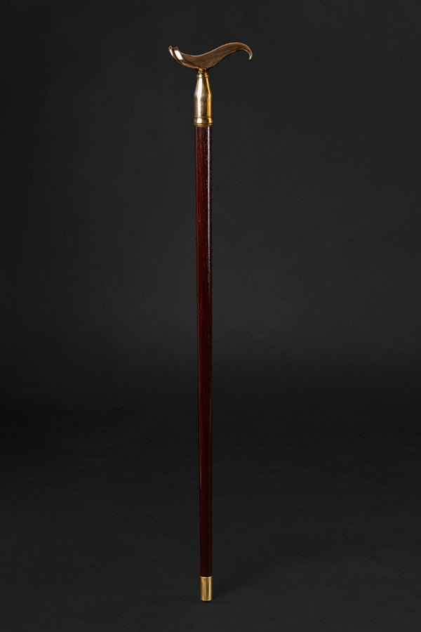 Art Deco Unique Designer Walking Cane Elegant Style Malacca