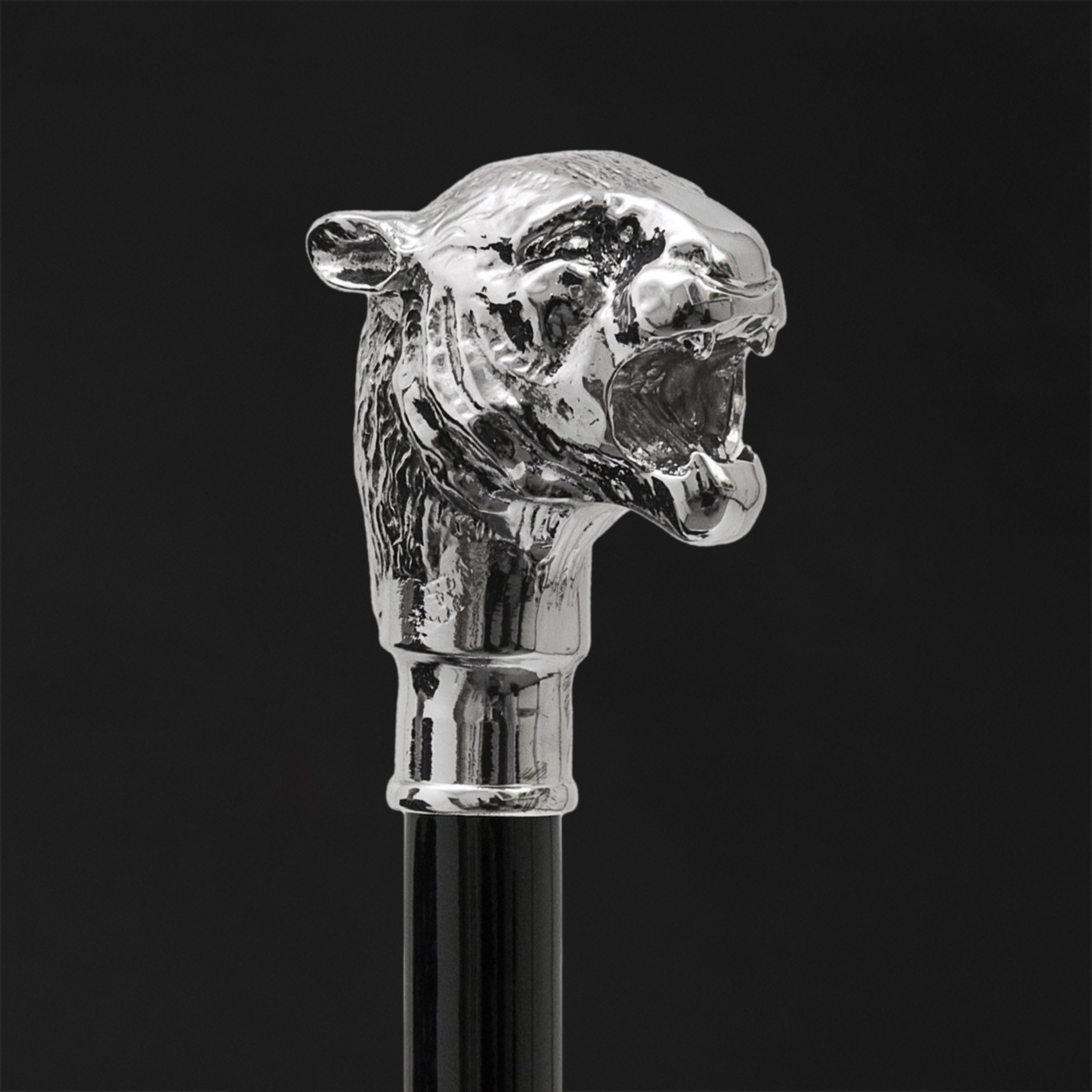 Fancy Walking Cane Silver Tiger Sophisticated Walking Cane For Men ...