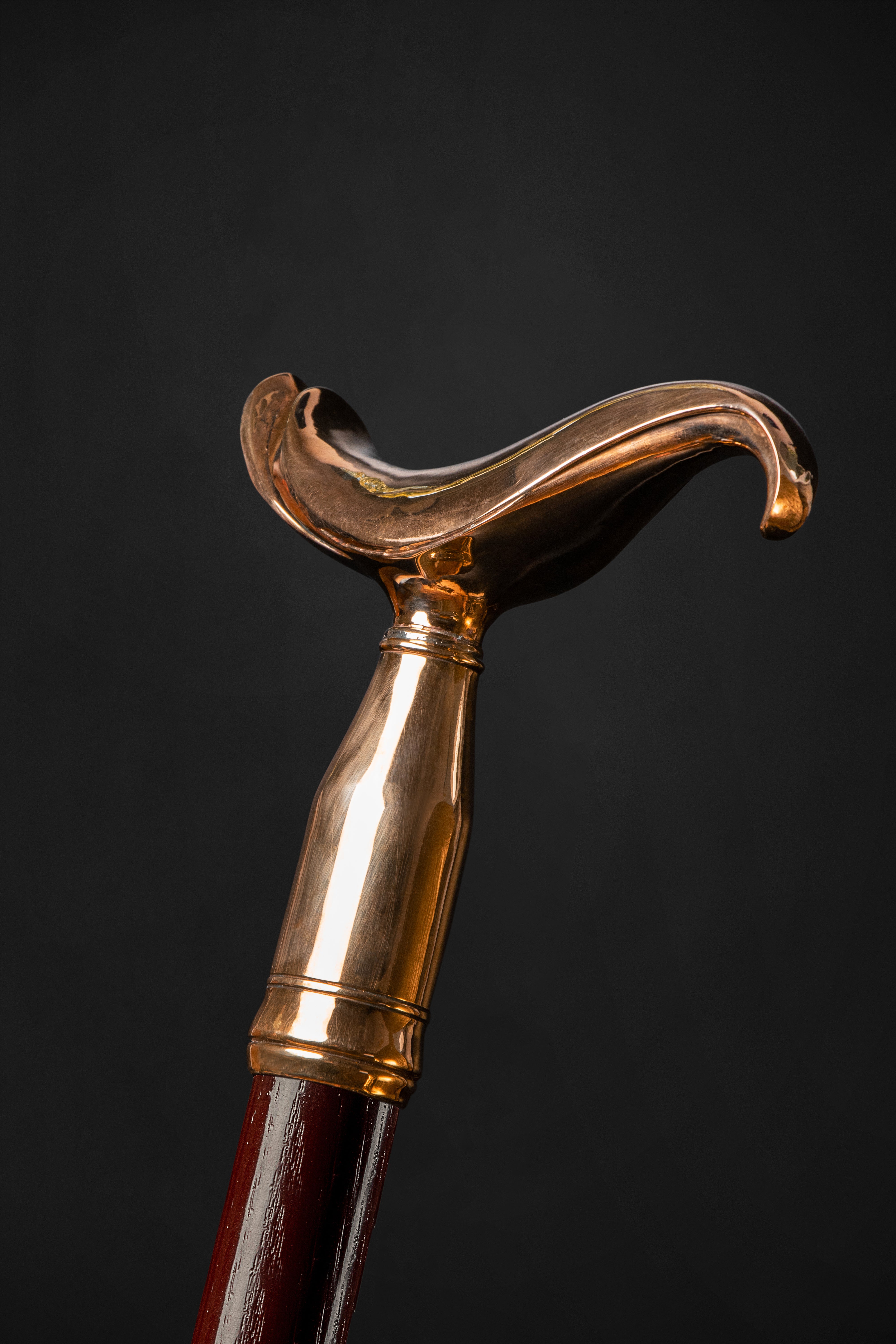 Art Deco Unique Designer Walking Cane Elegant Style Malacca