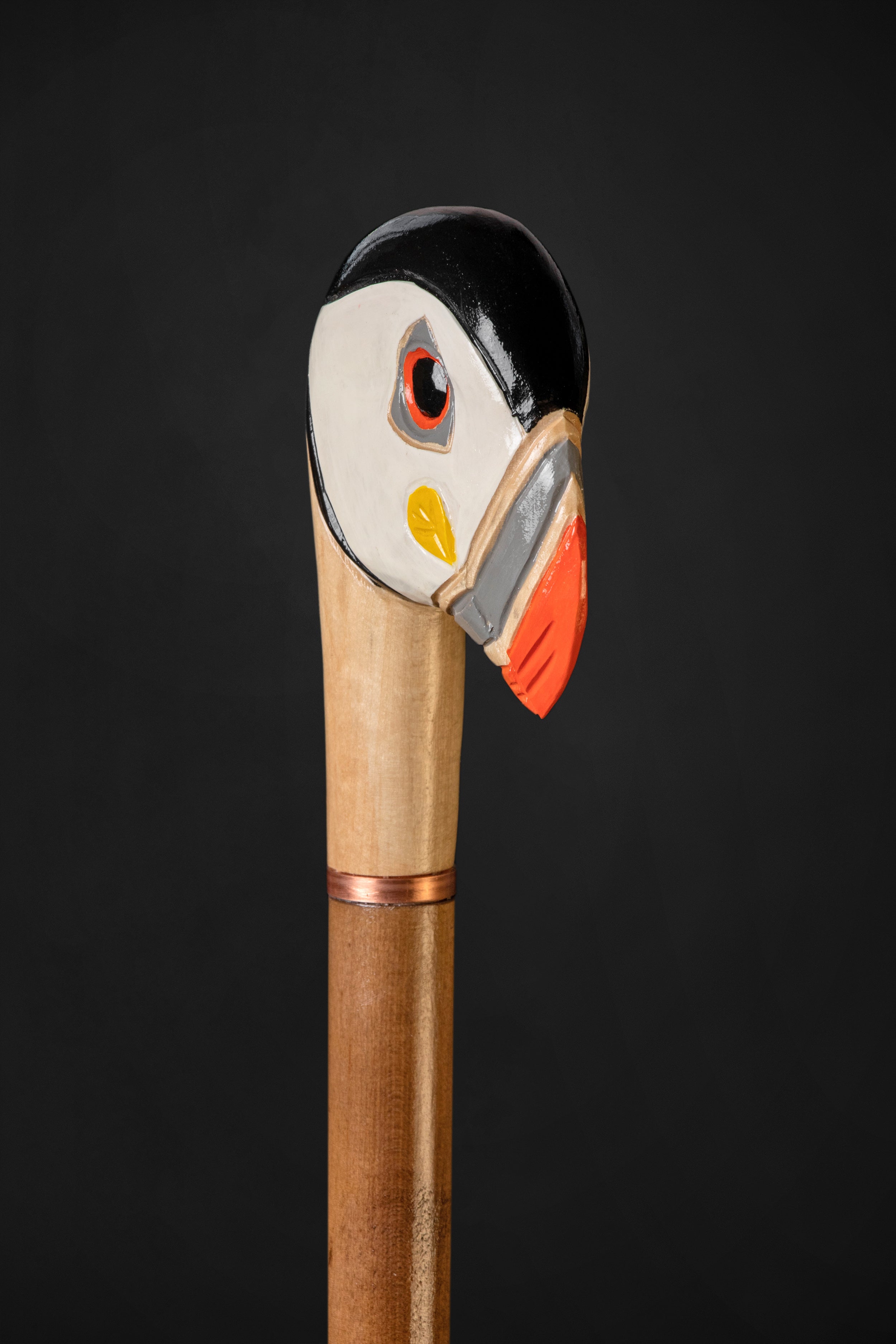 Puffin Clown Bird Walking Cane, Сute Cane with Bright Details ...