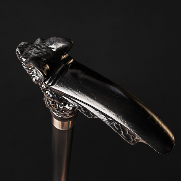 Black Bat Walking Cane Modern Handle Style, Walking Stick Ergonomic ...