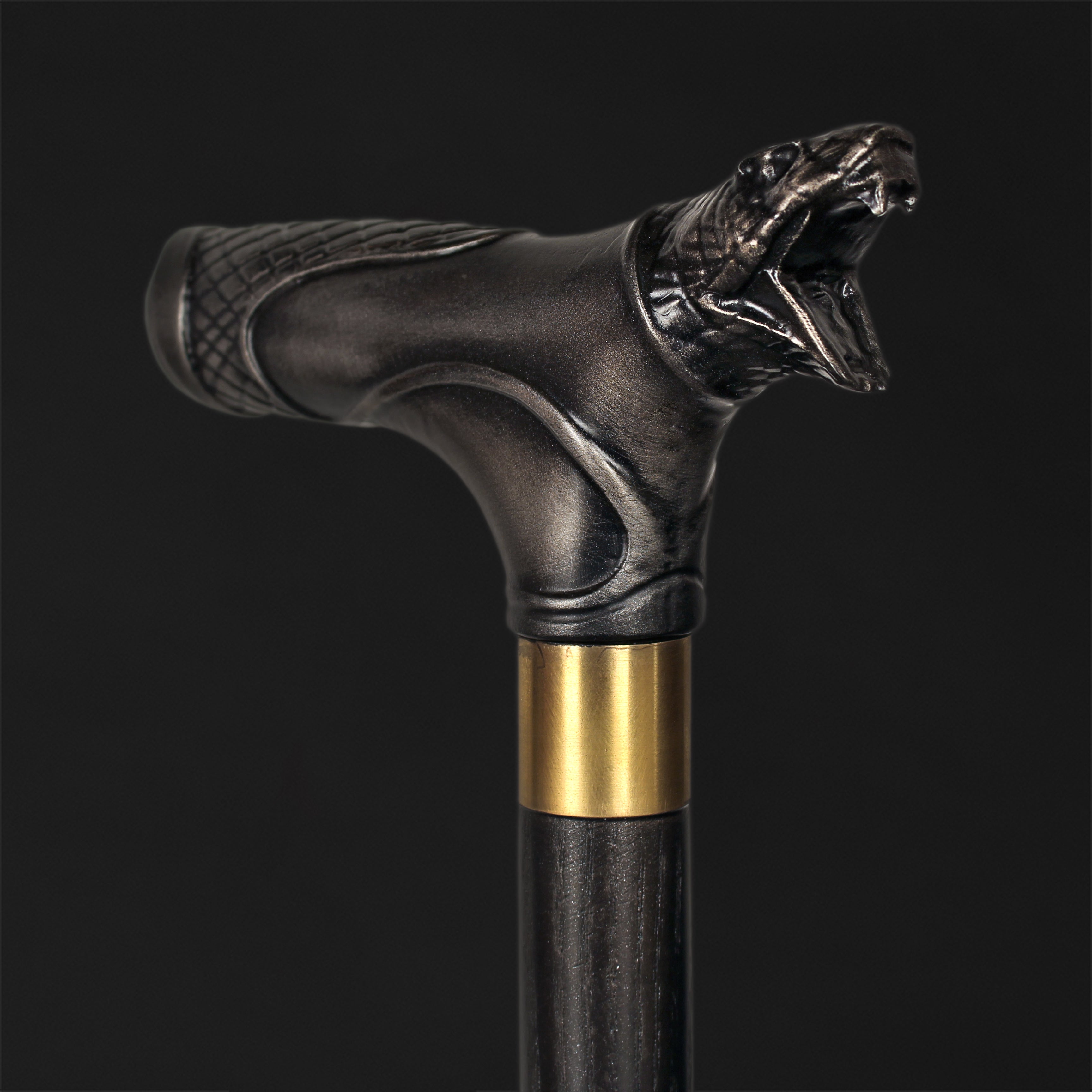 Black Snake Walking Stick, Heavy Duty Walking Canes - Design Canes ...