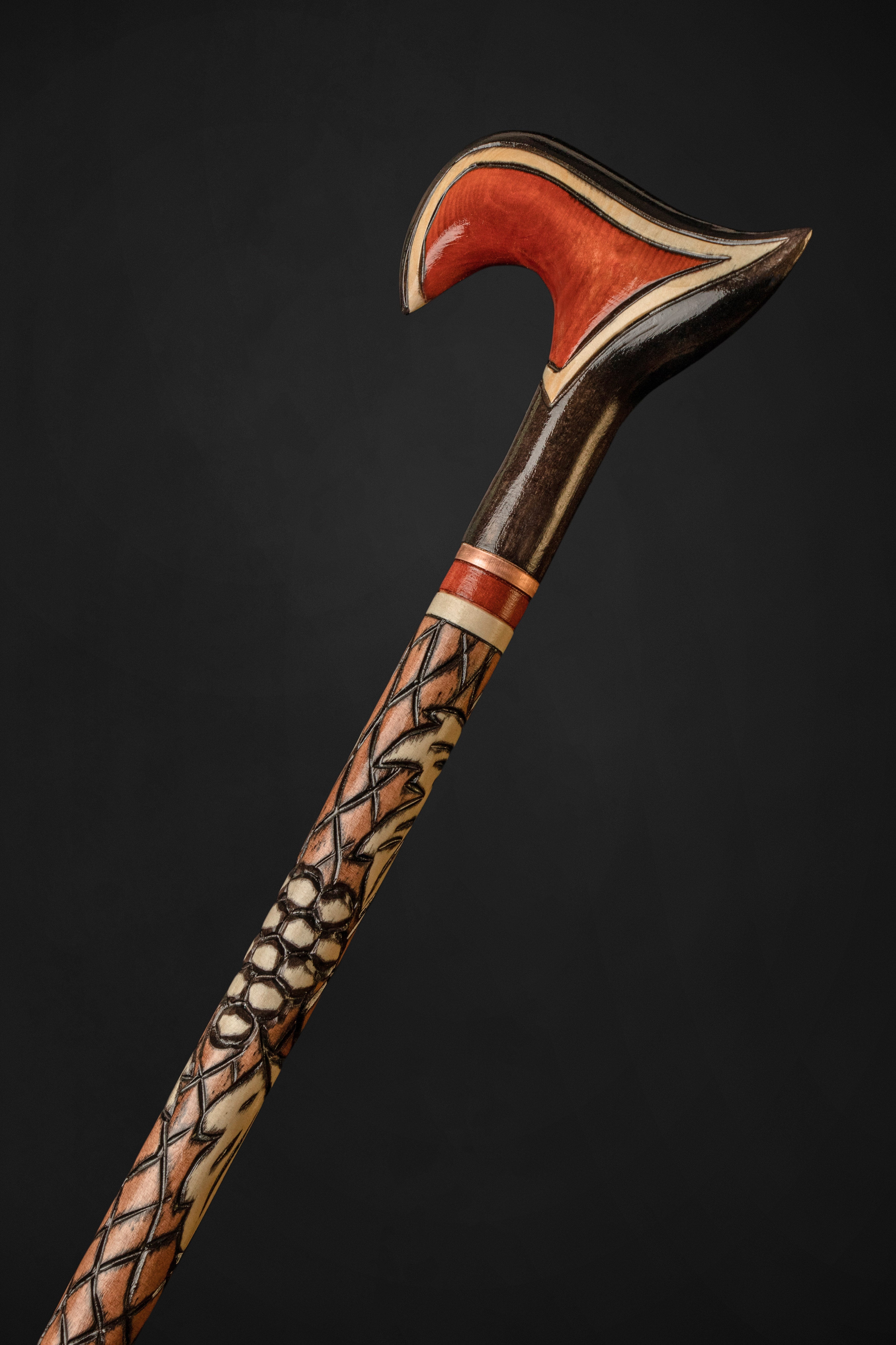 Walking Cane for Women Vine, Fancy Design Handcrafted Cane