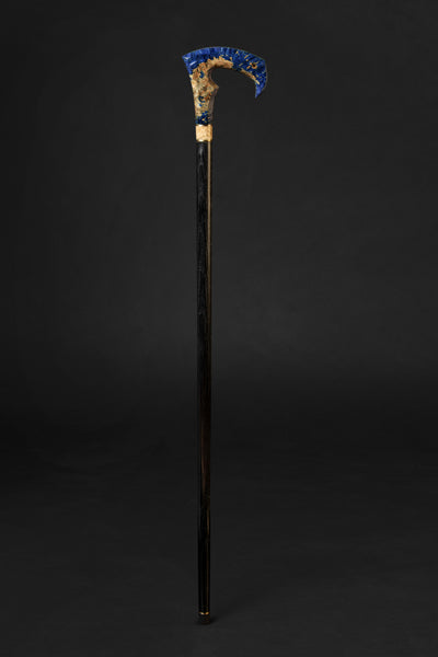 Luxury Cane Designer Blue Handle, Best Walking Cane for Balance | ART ...