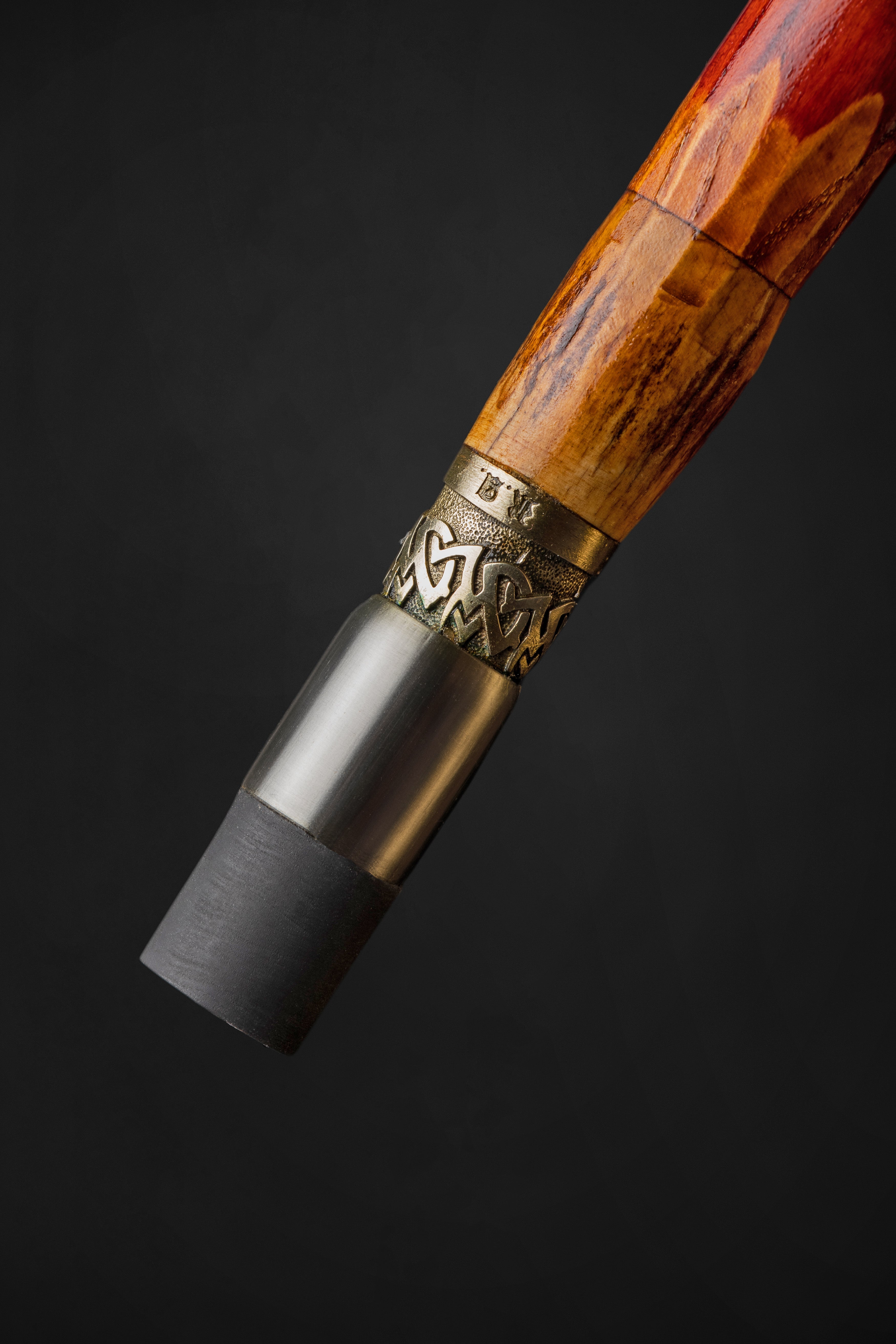 Exquisite Deer Antler Pirate Walking Cane with Signature, Unique Design ...