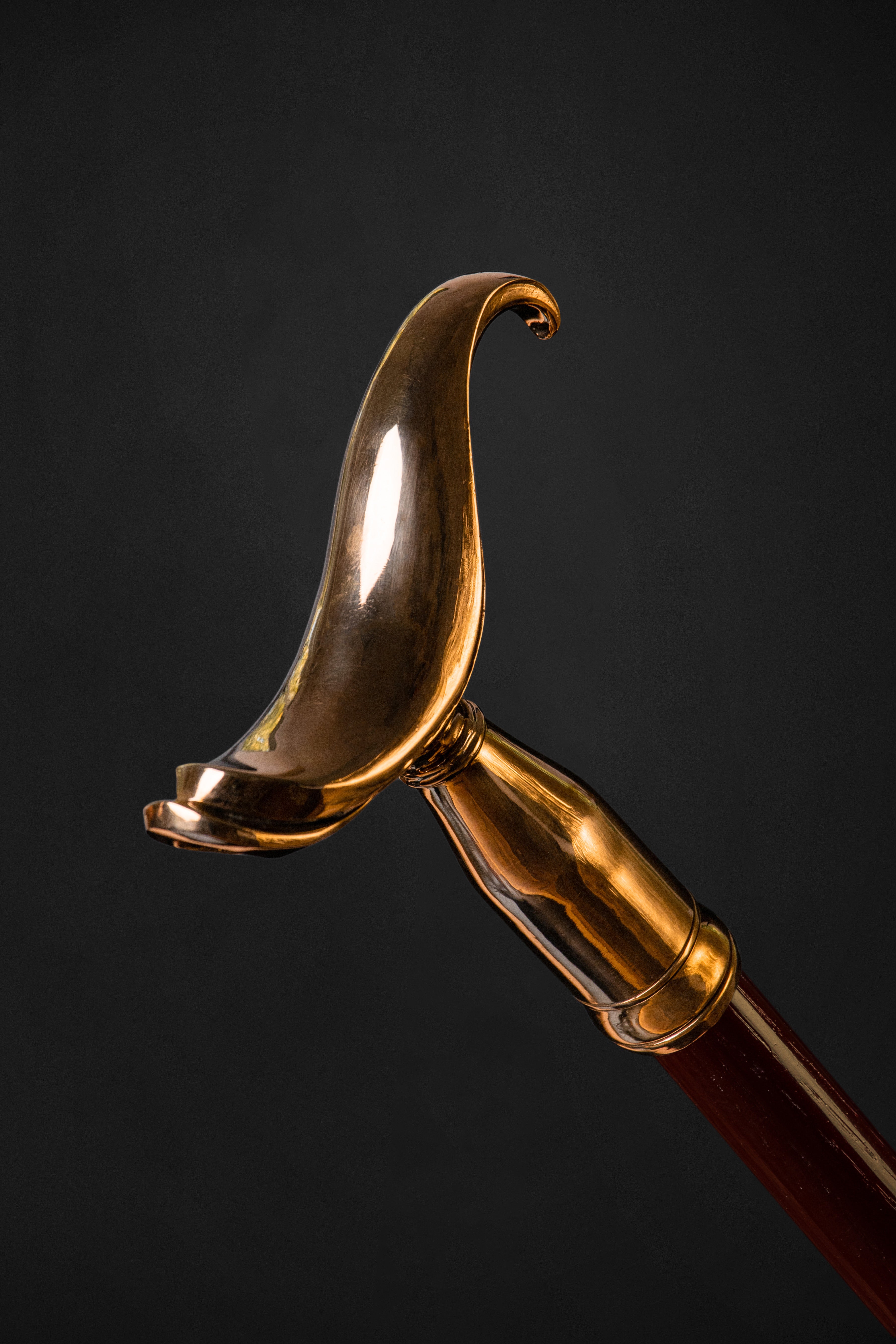 Art Deco Unique Designer Walking Cane Elegant Style Malacca