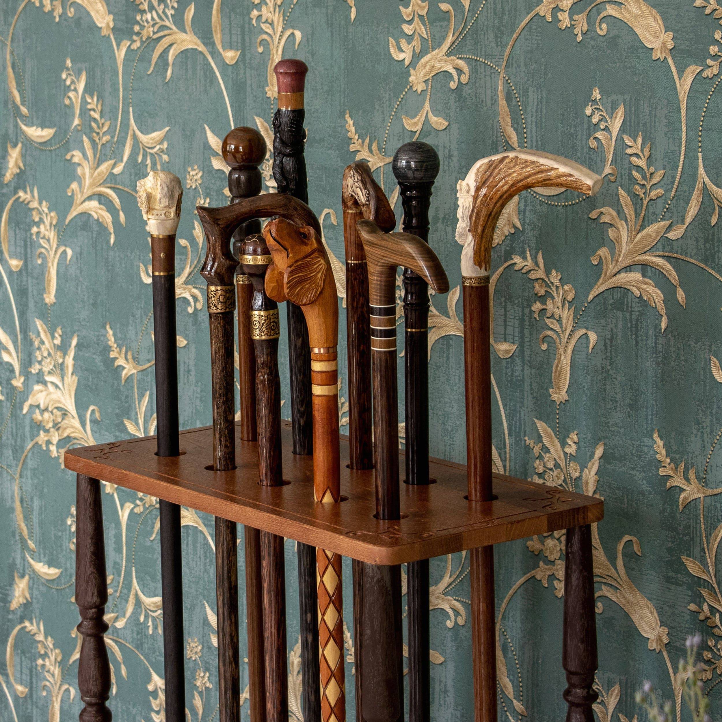 Antique Walking Cane Stand & Walking Stick Holder