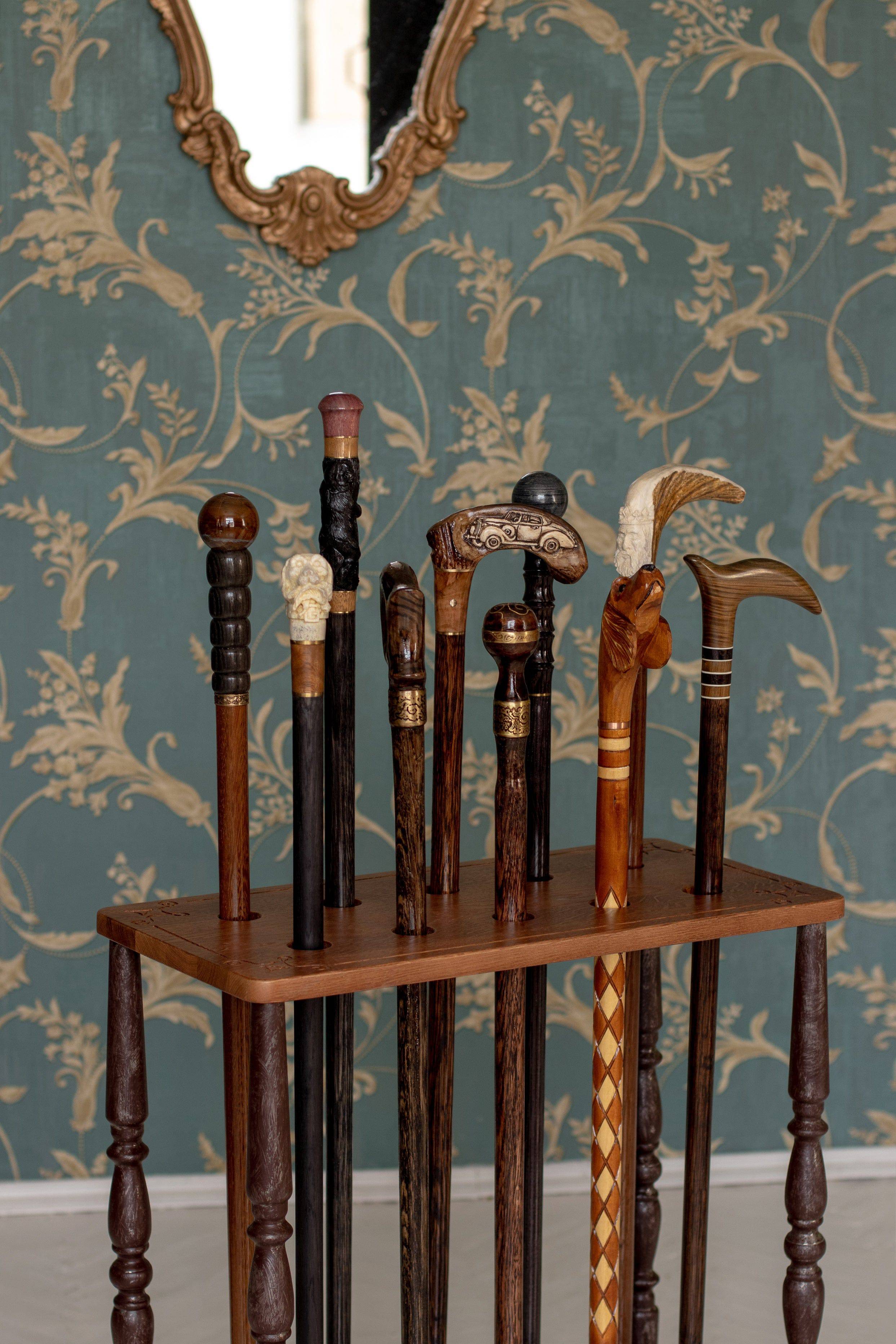 Antique Walking Cane Stand & Walking Stick Holder