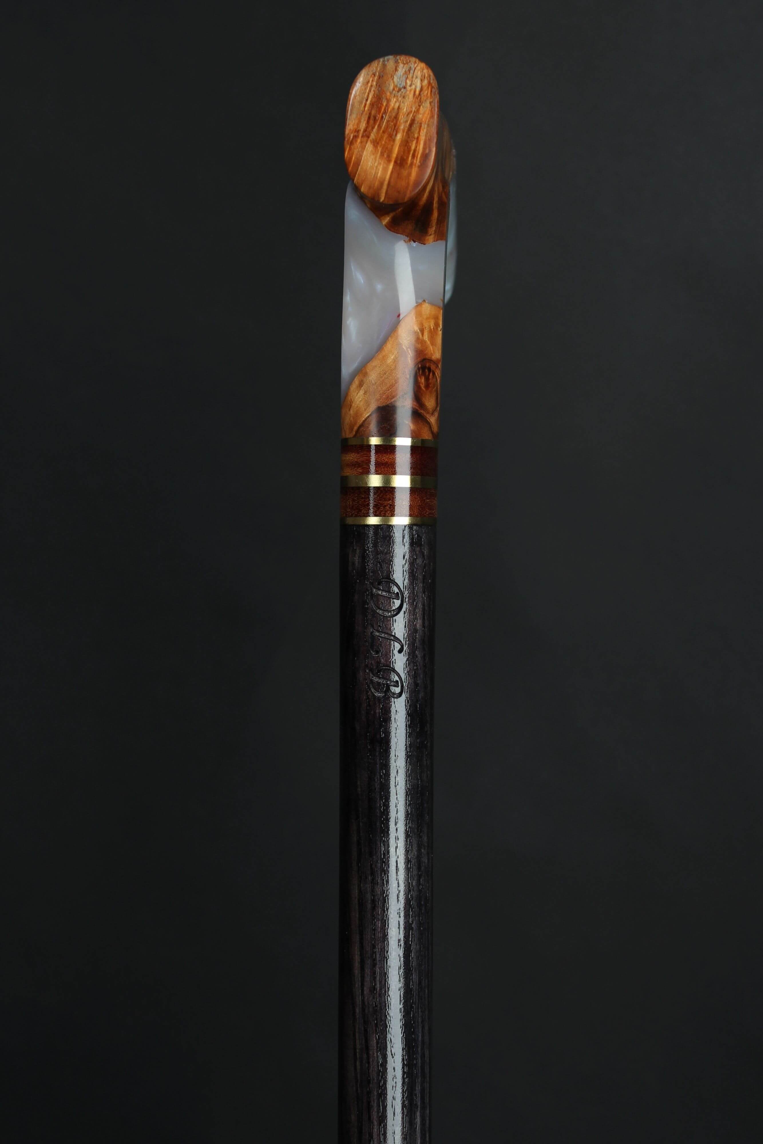 ArtWalkingSticks™ MAGIC Gray Walking Cane, Handmade - Make to Order