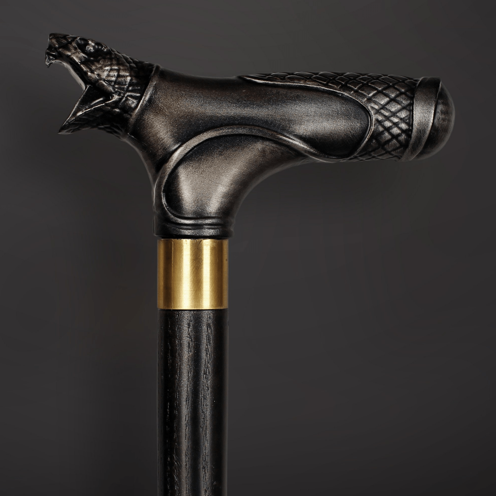 Black Snake Walking Stick, Heavy Duty Walking Canes - Design Canes ...