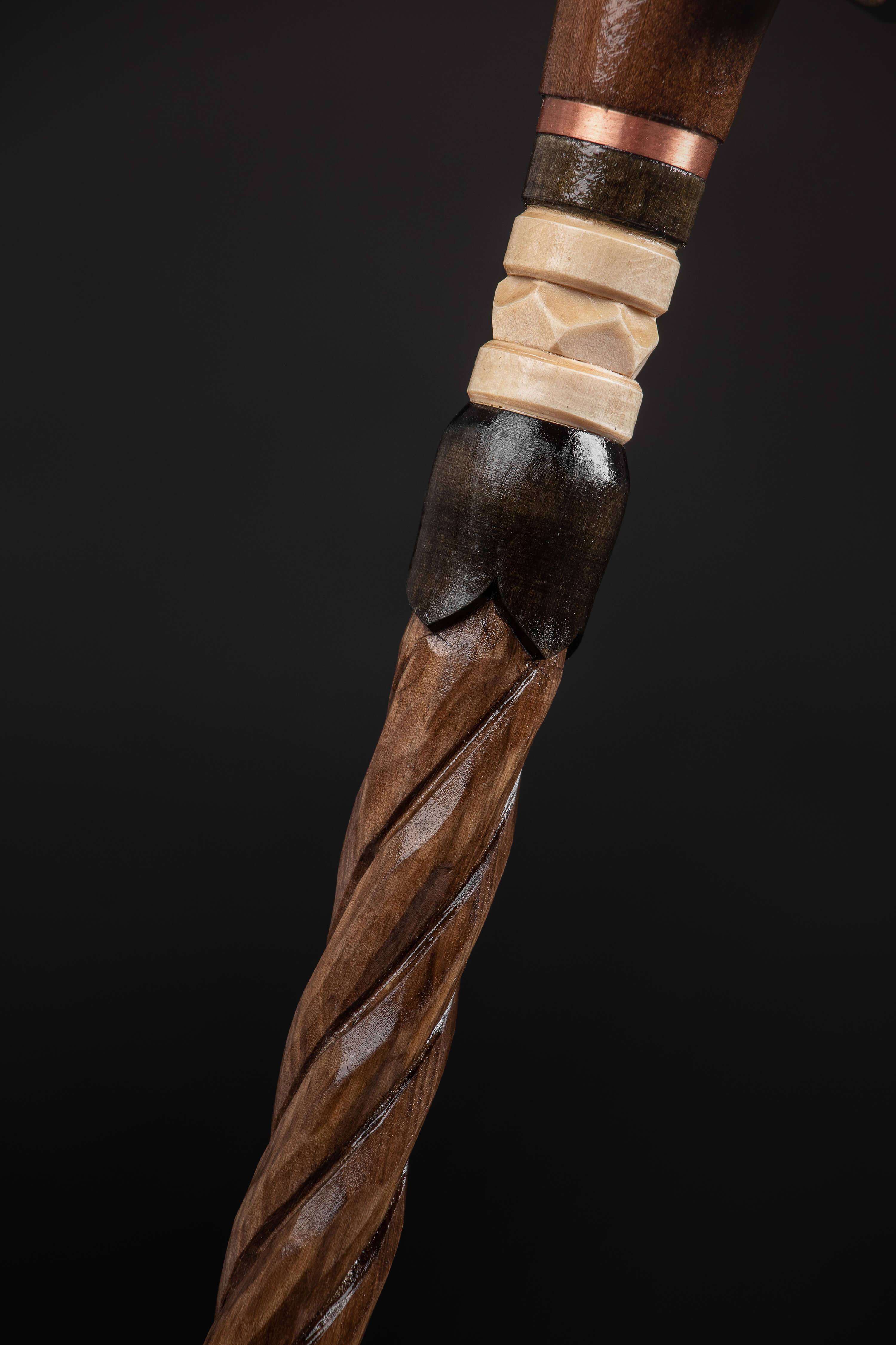 Bull Walking Cane Wood Canes, Animal Canes | ART WALKING STICKS