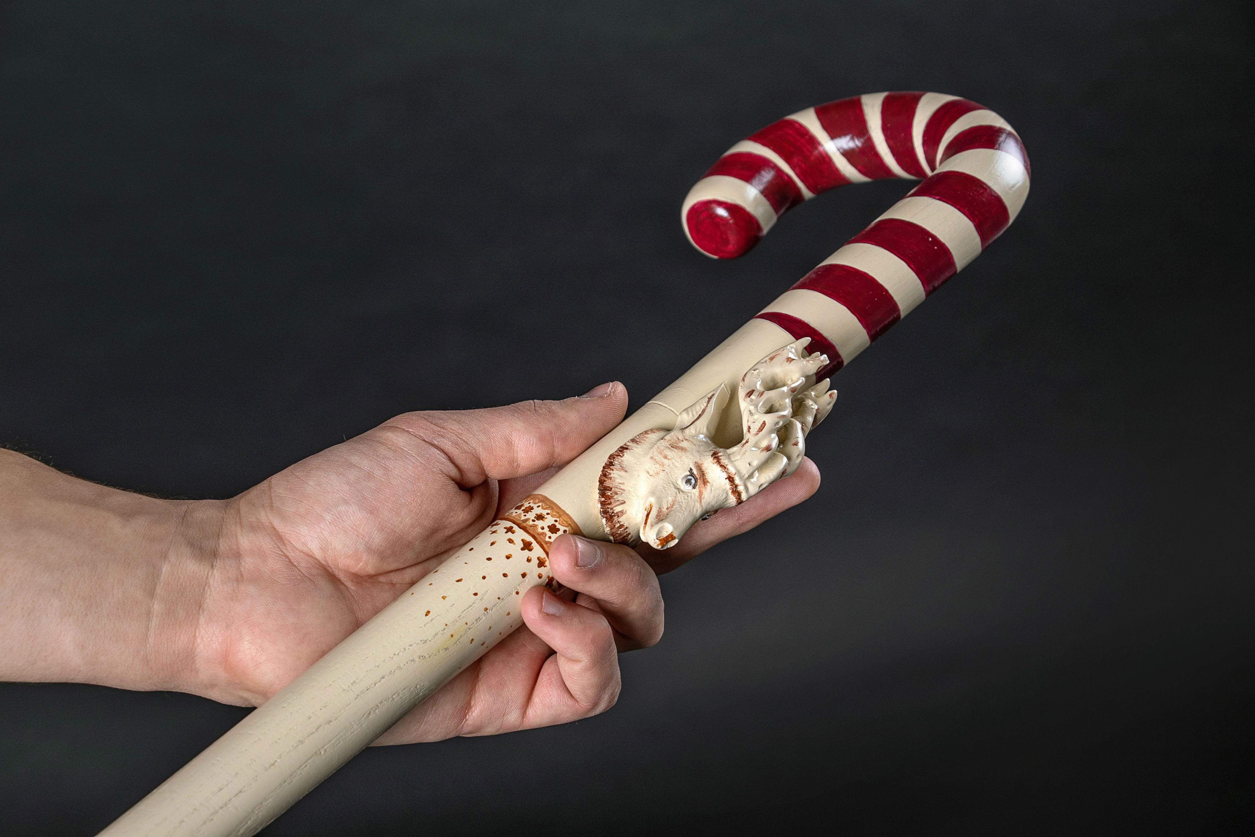 Christmas Candy Cane, Pretty Walking Sticks | ART WALKING STICKS