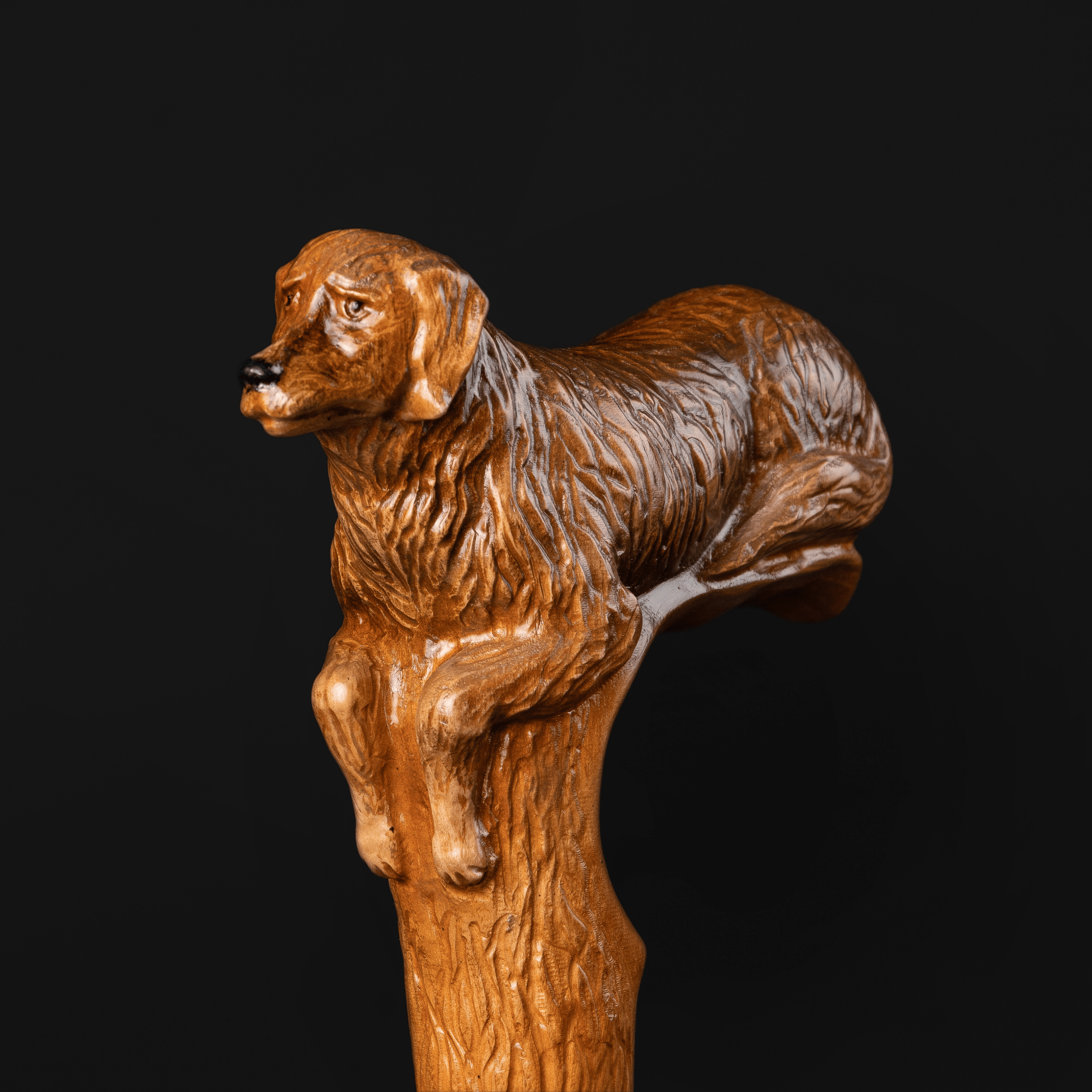 Comfort Grip Golden Retriever Walking Cane, Ergonomic Walking Stick