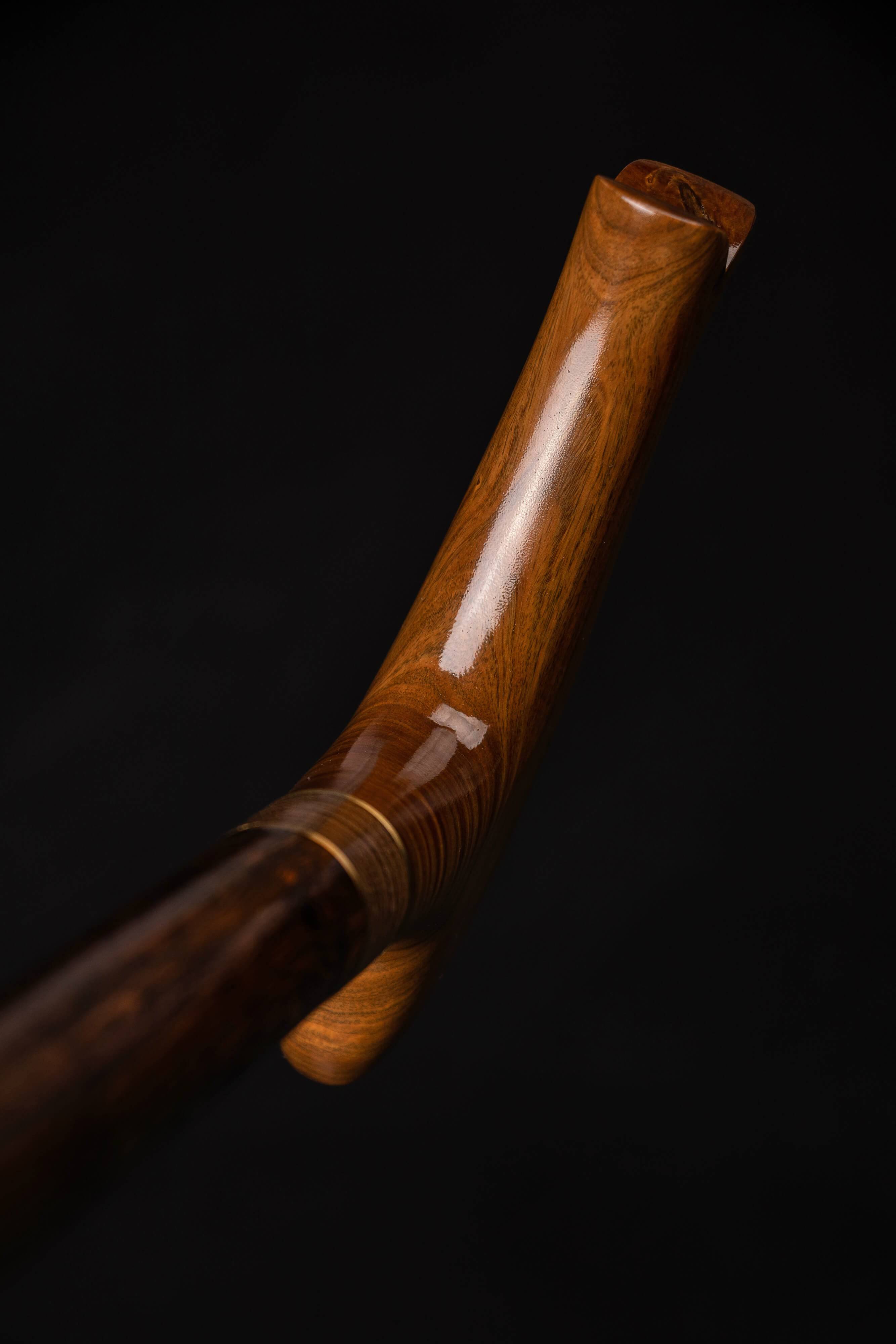 Elegant Walking Cane - Hand Carved Design Fish | ART WALKING STICKS