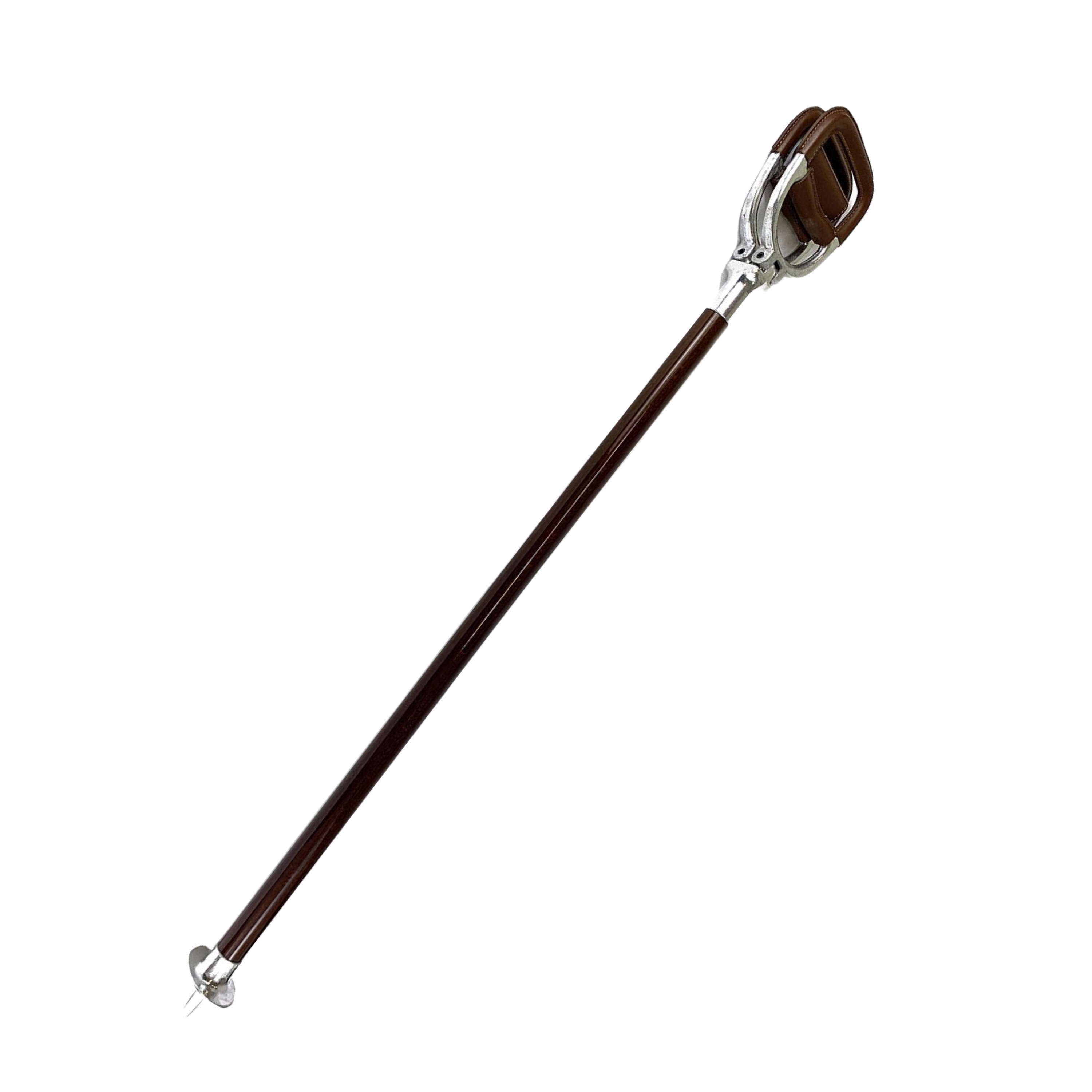 Leather Walking Stick Seat Shooting Stick Cane With Chair | ART WALKING ...