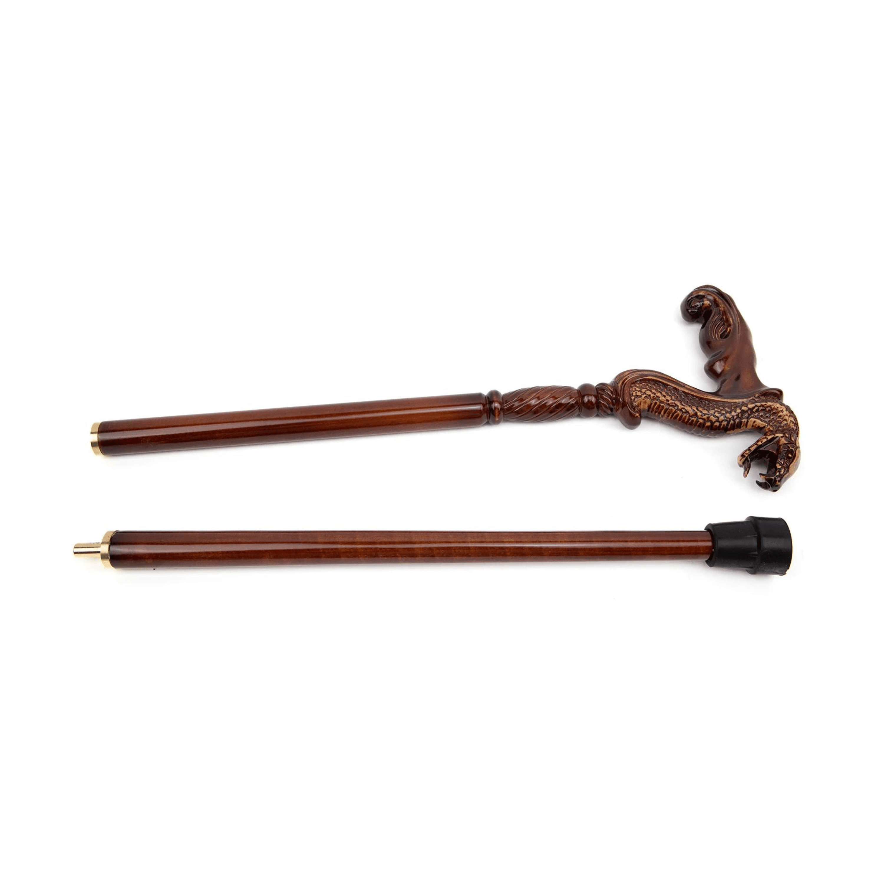 Fancy Folding Cobra Snake Walking Cane, Ergonomic Handle