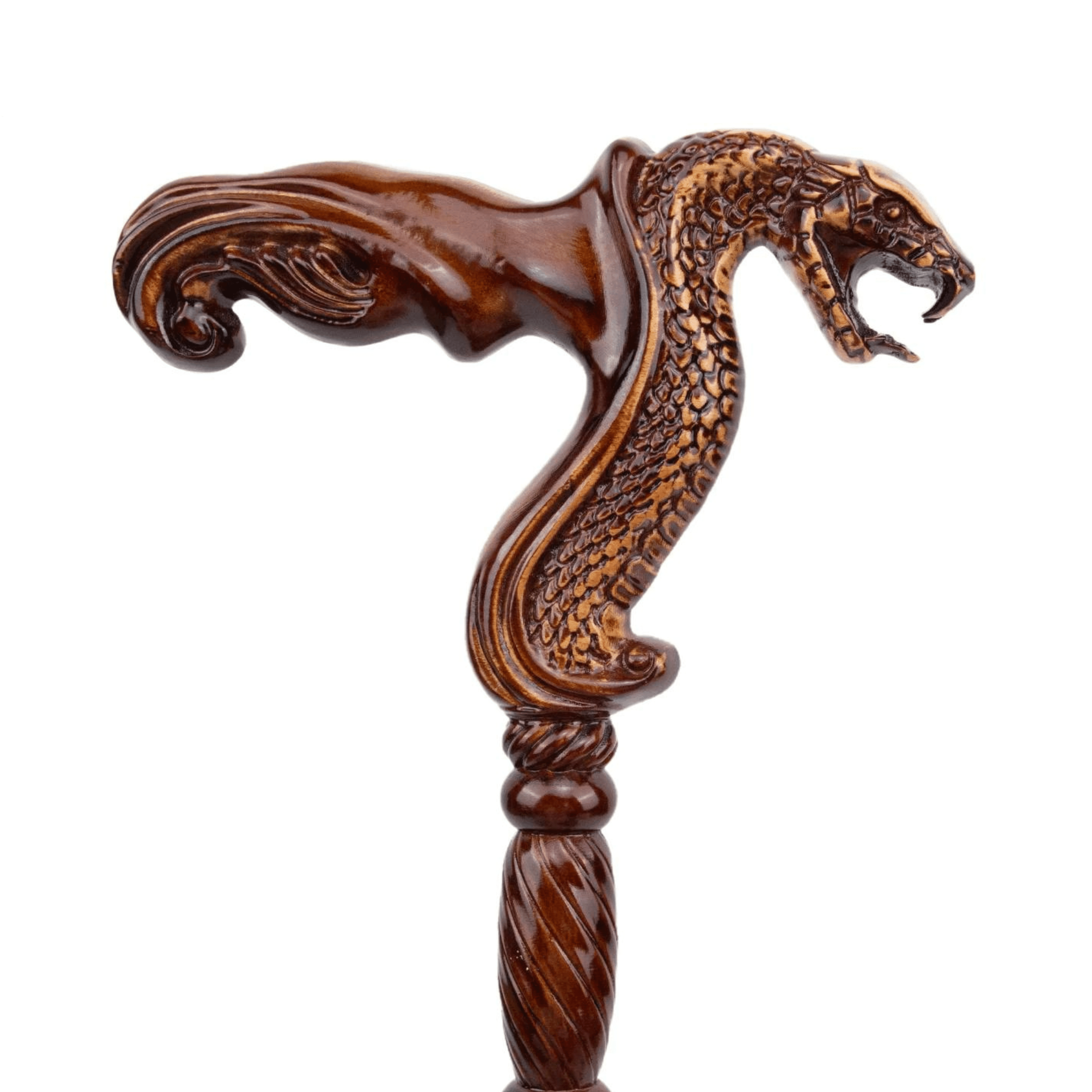 Fancy Folding Cobra Snake Walking Cane, Ergonomic Handle | ART WALKING ...