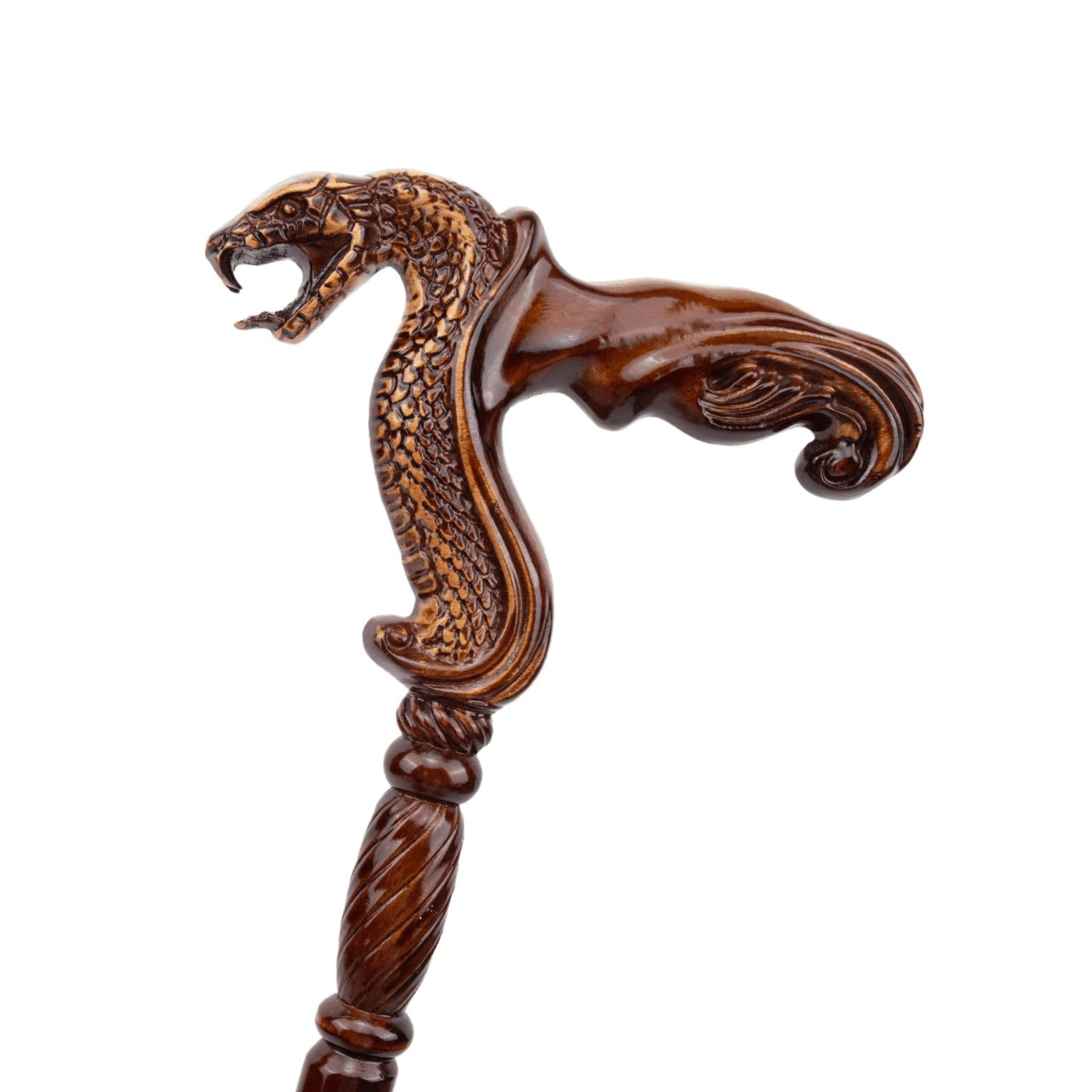 Fancy Folding Cobra Snake Walking Cane, Ergonomic Handle | ART WALKING ...