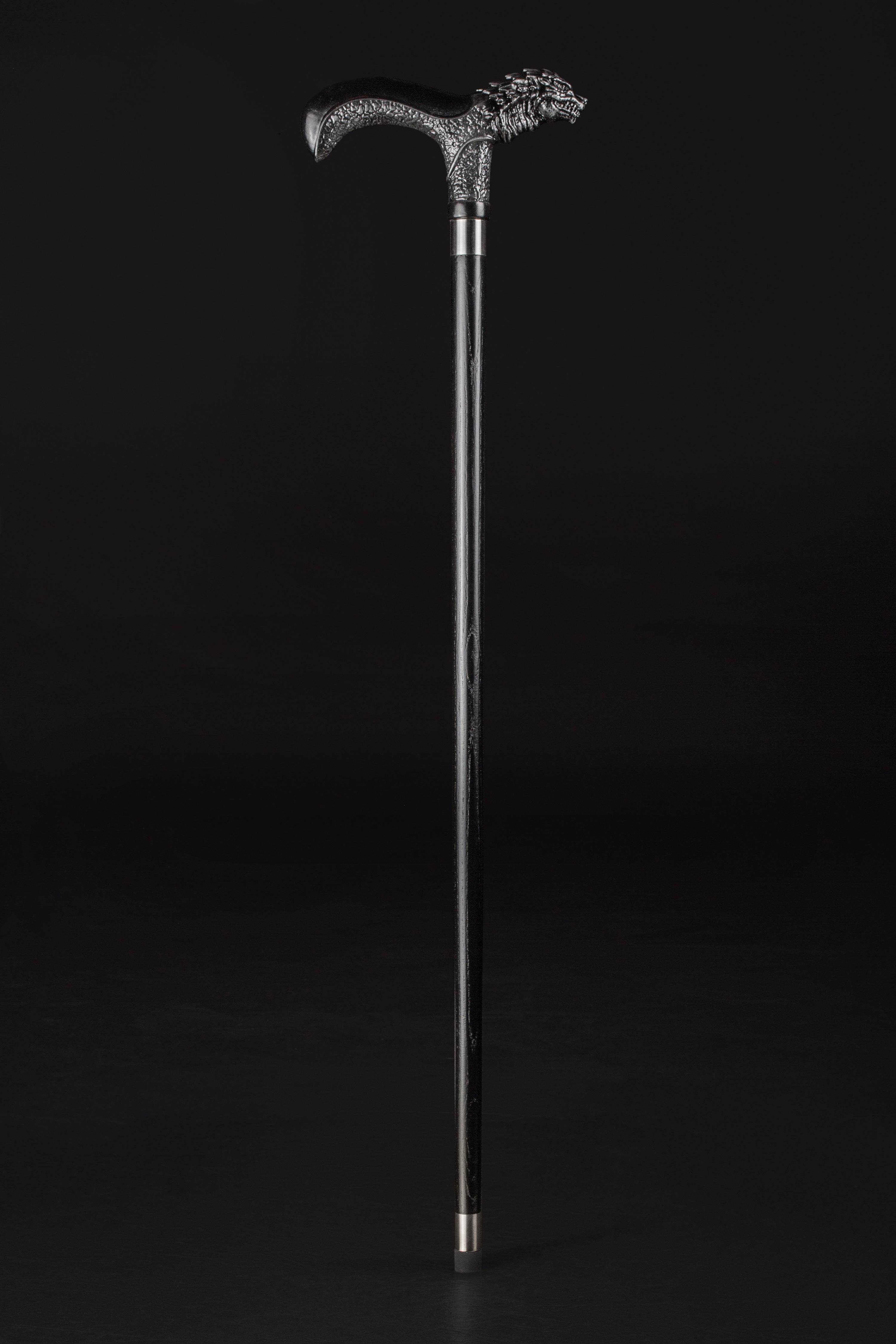 Godzilla Walking Cane, Handmade Natural Wood Walking Canes, Steampunk ...