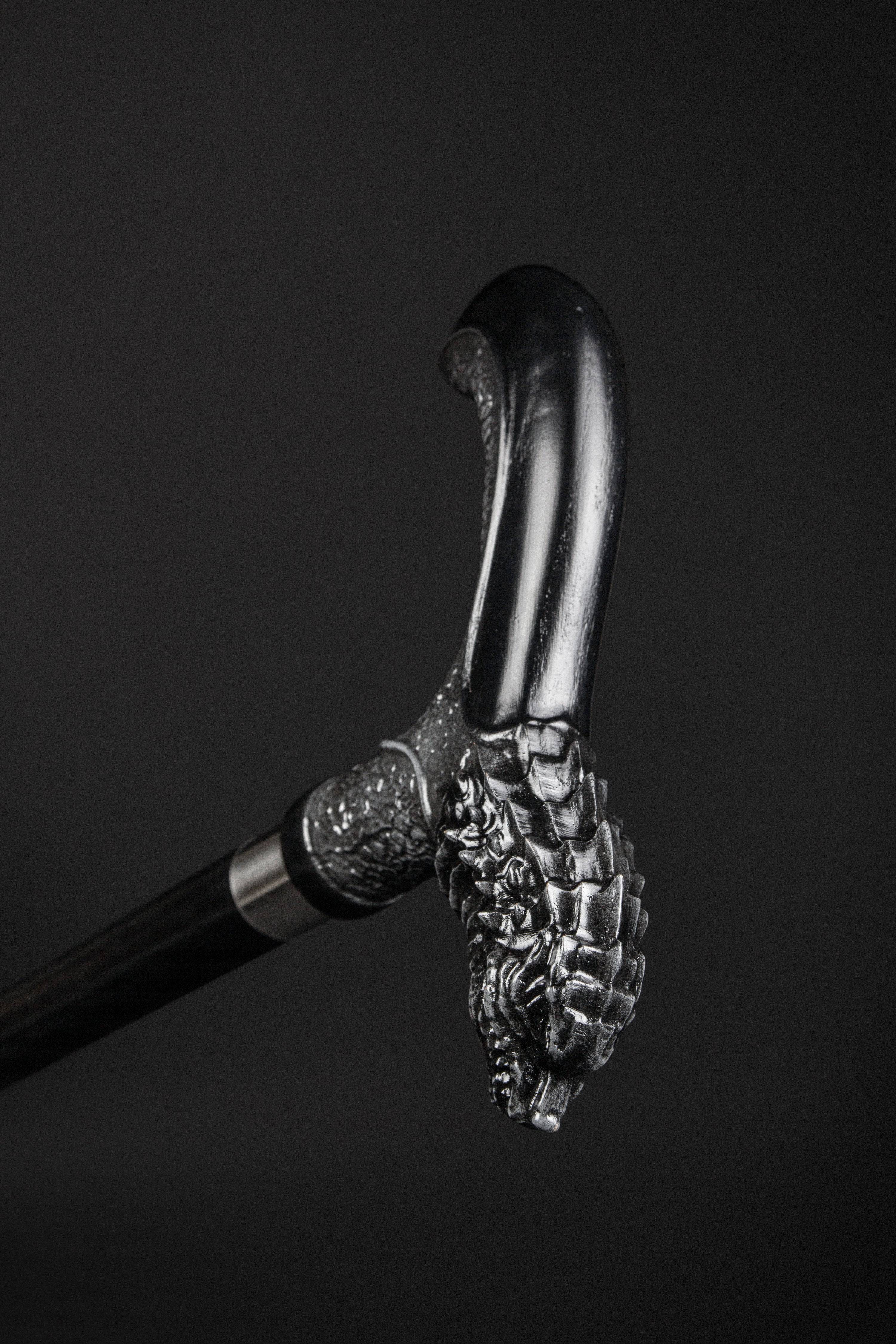 Godzilla Walking Cane, Handmade Natural Wood Walking Canes, Steampunk ...