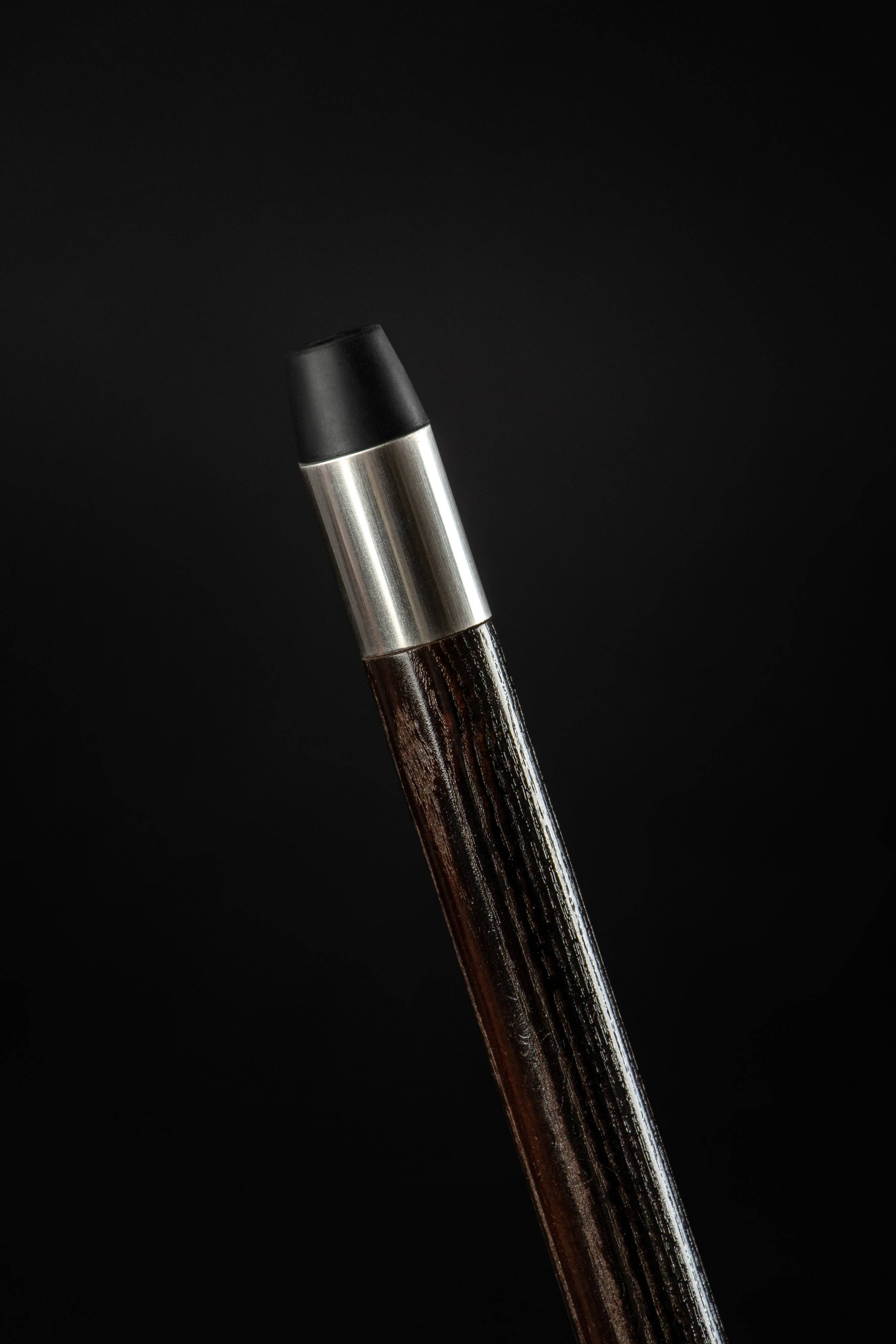 Leather Handle Walking Stick With Wrist Strap