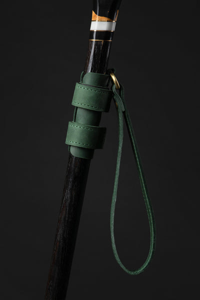 Leather Strap For Walking Stick "Green" & Walking Cane Wrist Strap ...