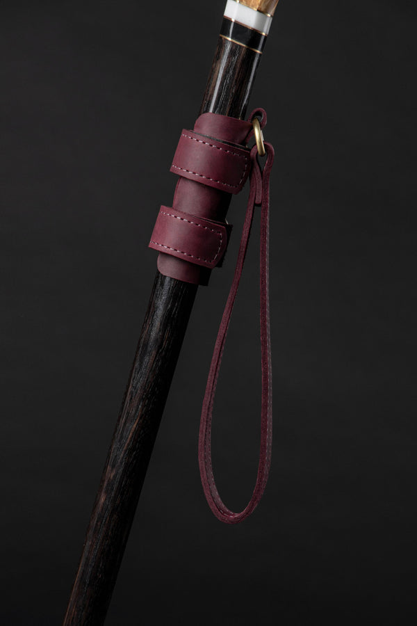 Leather Strap For Walking Stick "Marsala" & Walking Cane Wrist Strap ...