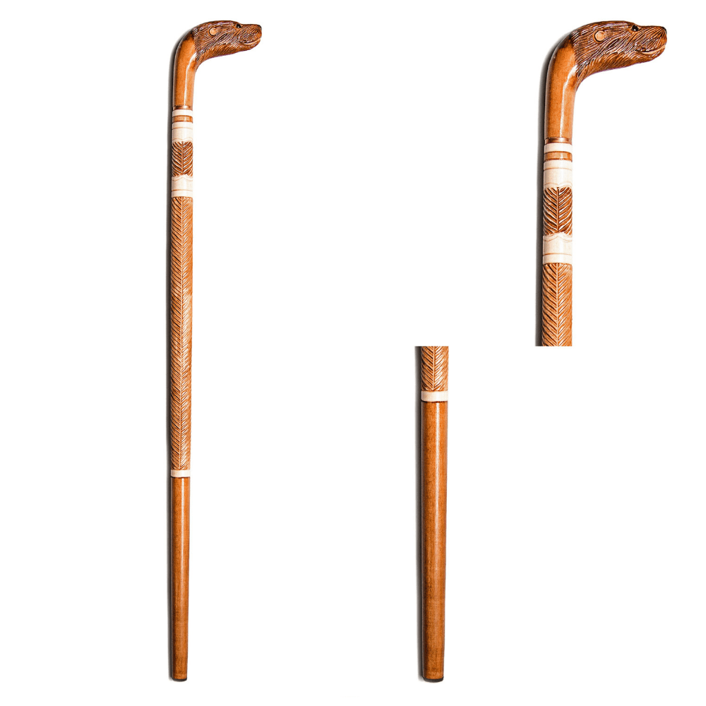 Otter Walking Stick, Walking Cane Hand Carved - Handmade | ART WALKING ...