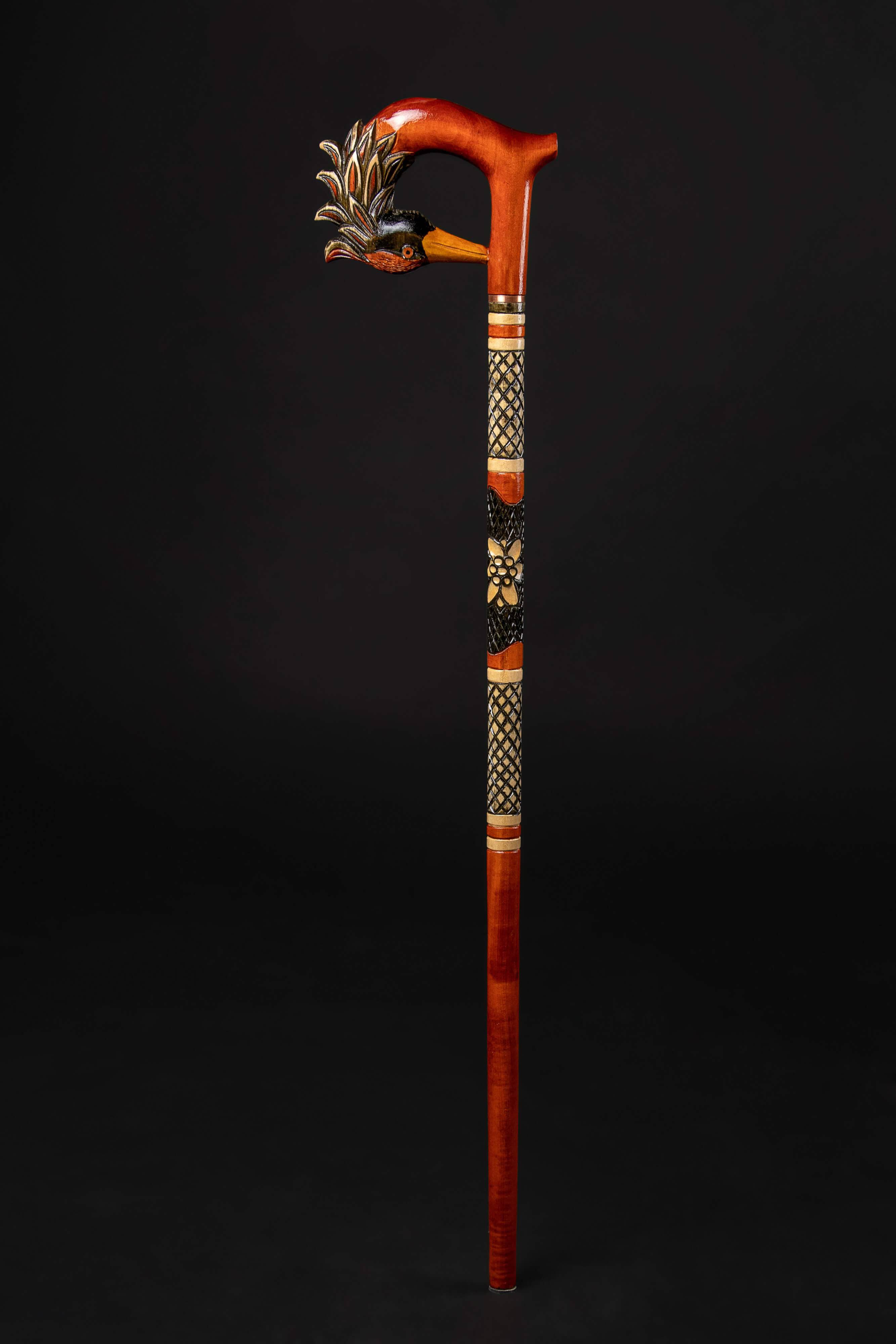 Phoenix Bird Walking Cane, Hand Crafted Walking Cane Animal | ART ...