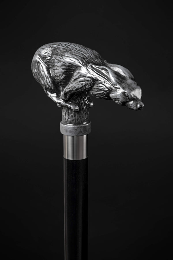 Rabbit Walking Cane, Wooden Rabbit Carving Head Walking Stick | ART ...