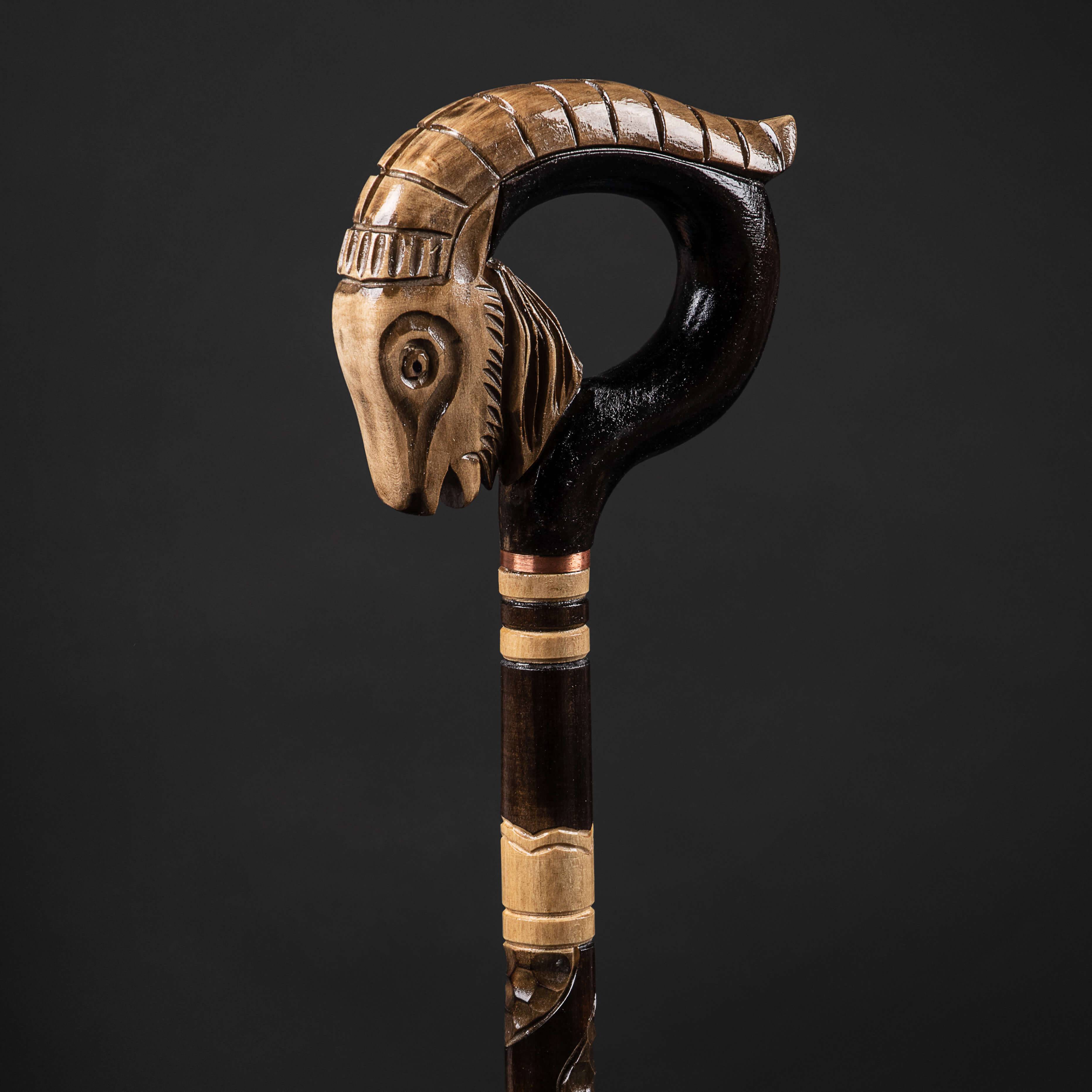 Ram Handle Walking Cane Gift For Men and Women, Walking Stick | ART ...