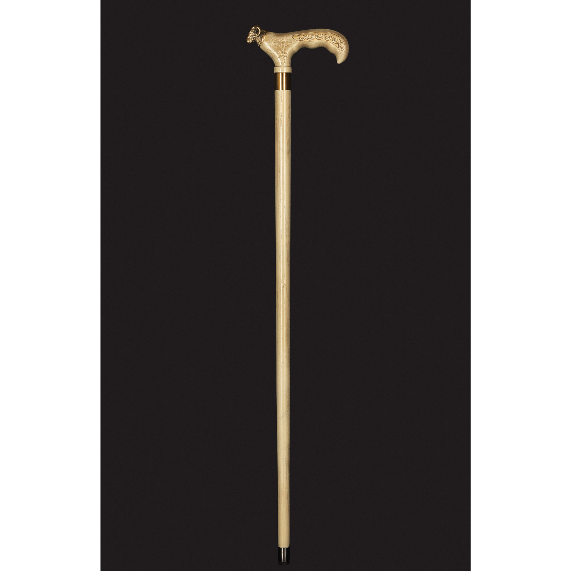 Ram Walking Stick, Wooden Walking Cane - Design Canes | ART WALKING STICKS