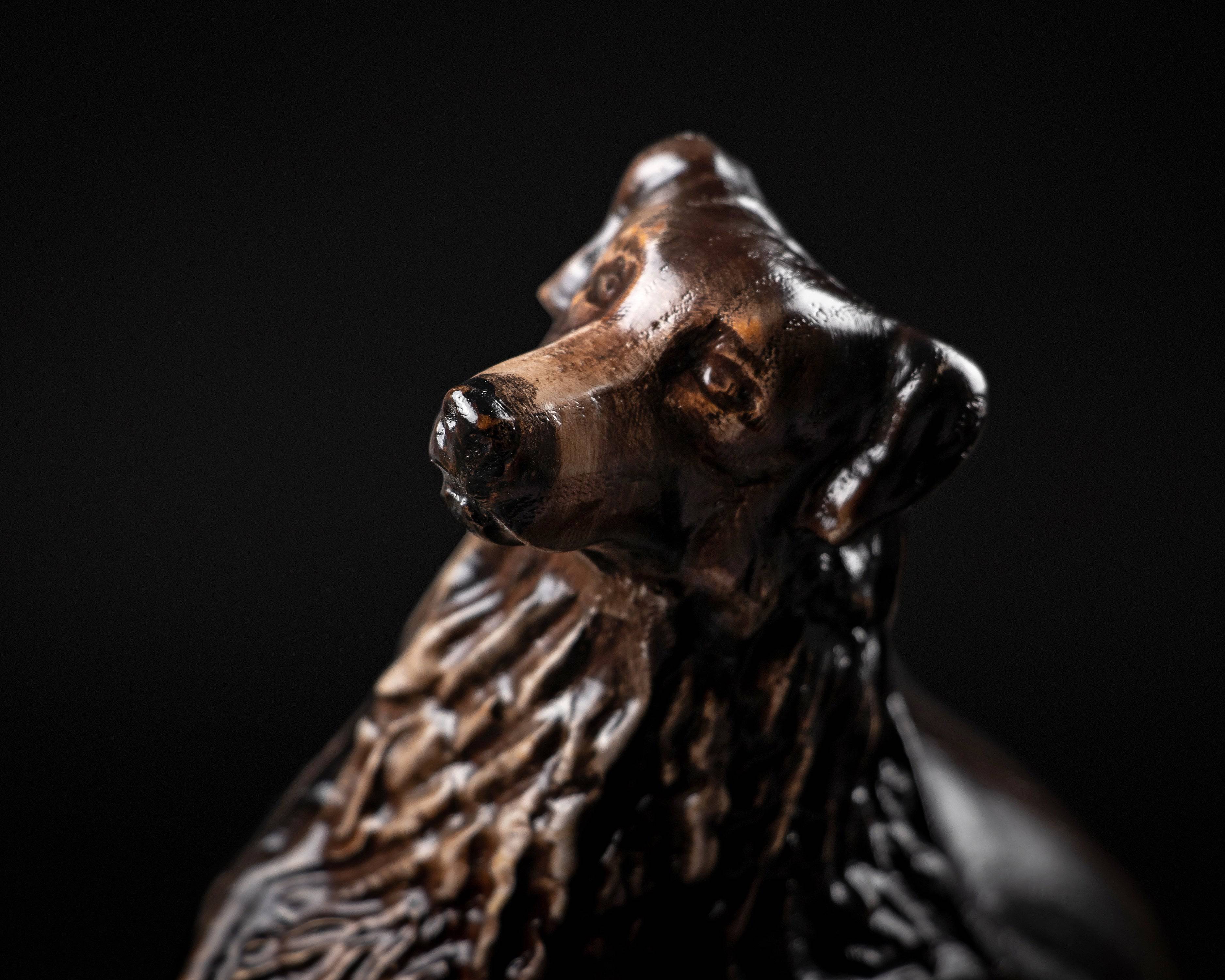 Shepherd Dog Walking Cane With Rubber Tip, Dog Head Walking Cane | ART ...