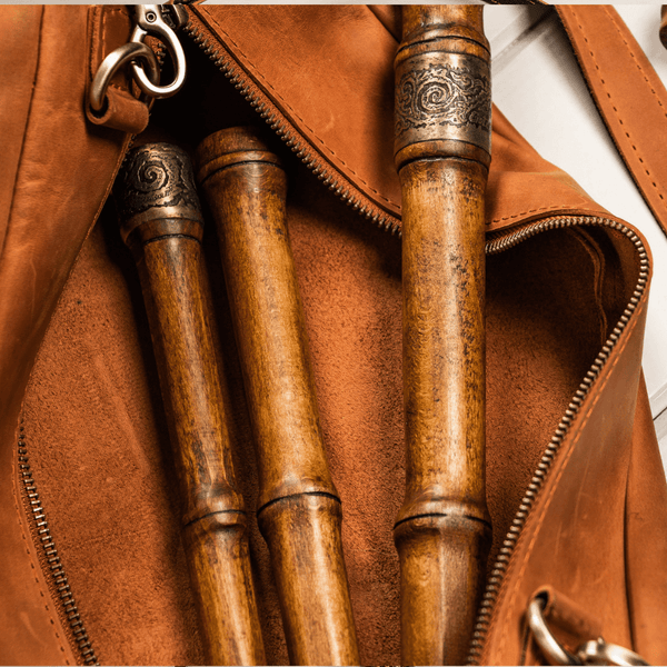 Travel Bag for Walking Stick Storage, Walking Cane Case Leather | ART ...