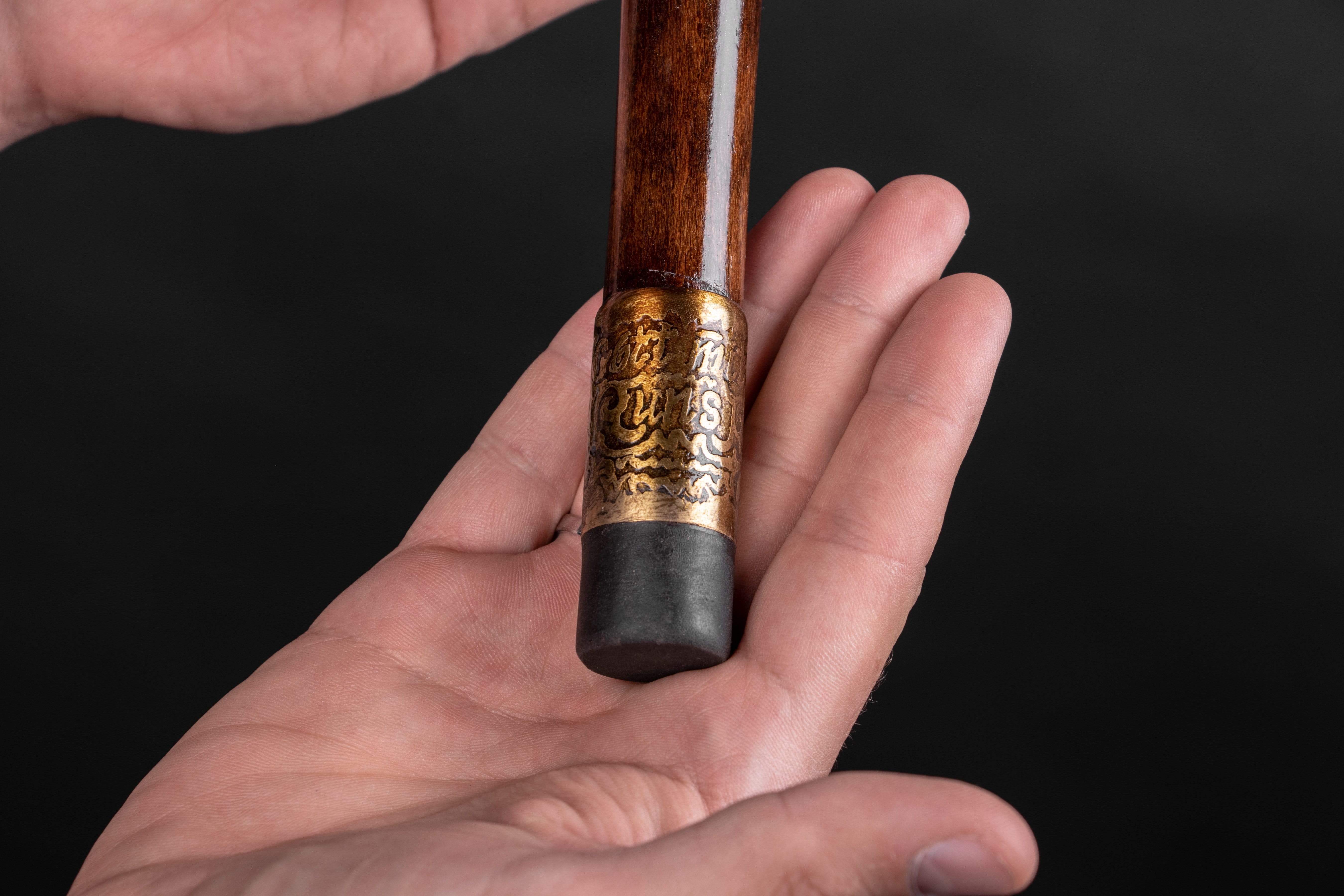 Travel Walking Cane Folding for Mens, Exotic Wood Species | ART WALKING ...